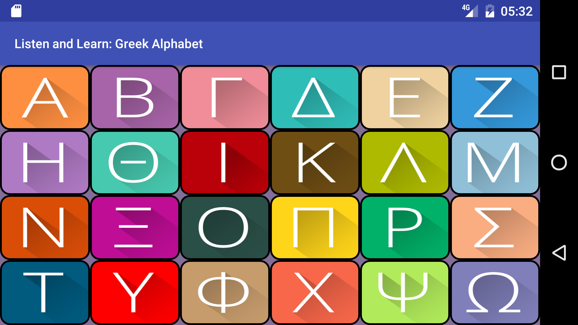 Listen & Learn: Greek Alphabet - App on Amazon Appstore