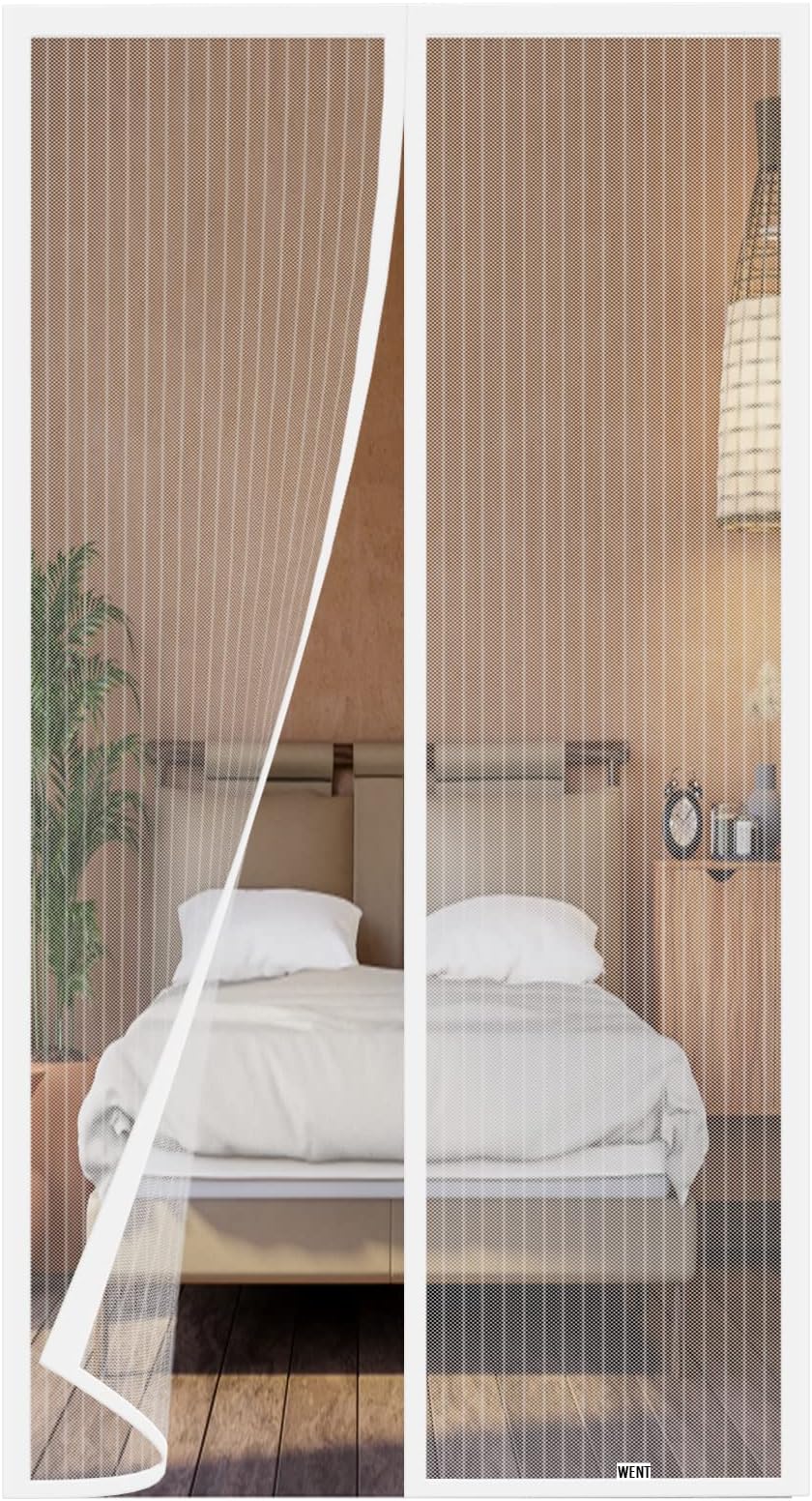 Qrity Magnetic Fly Screen Door 85 x 200cm, Mosquito Screen, Mesh ...