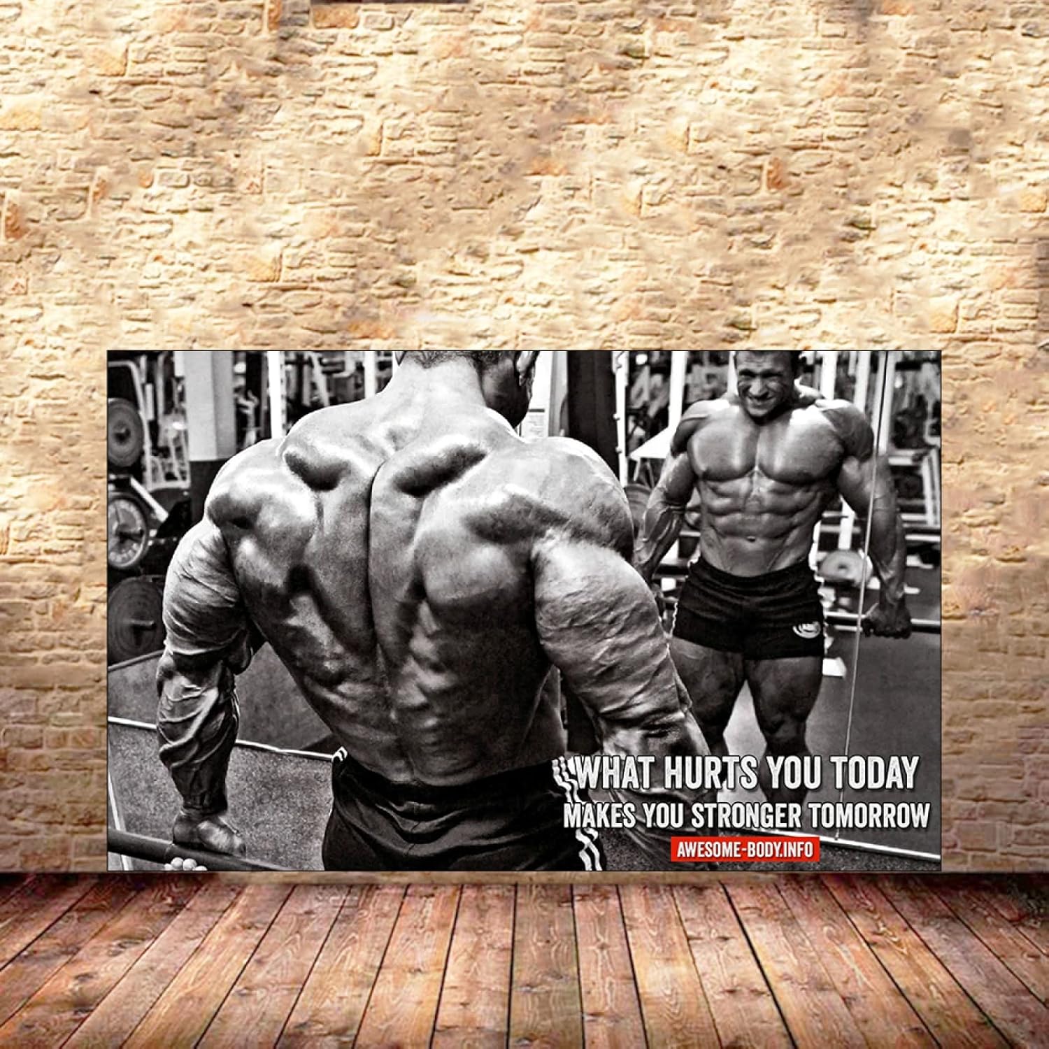 Hnyjyfa Dorian Yates Poster Muscle Man Bodybuilding Workout Home Gym ...