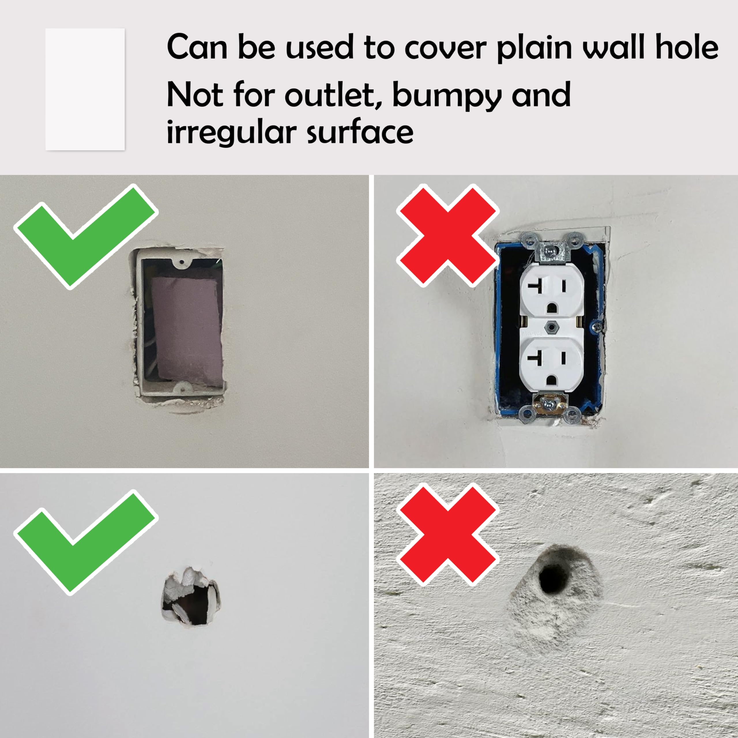 Snapklik.com : Rubber Bond Self-Adhesive Rubber Wall Outlet Cover Plate ...