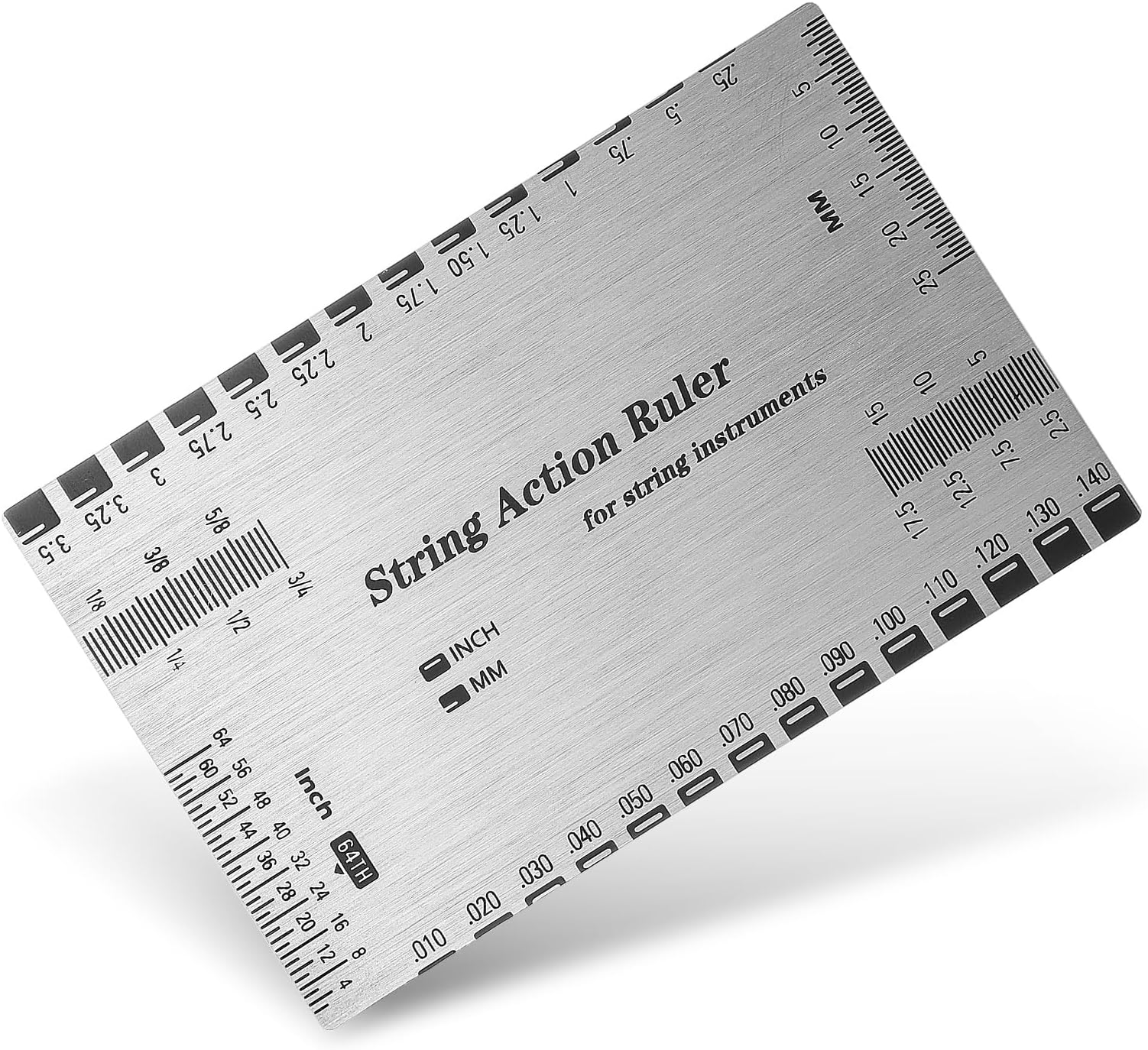 Amazon.com: Zfegto Guitar String Action Gauge, Guitar String Gauge ...