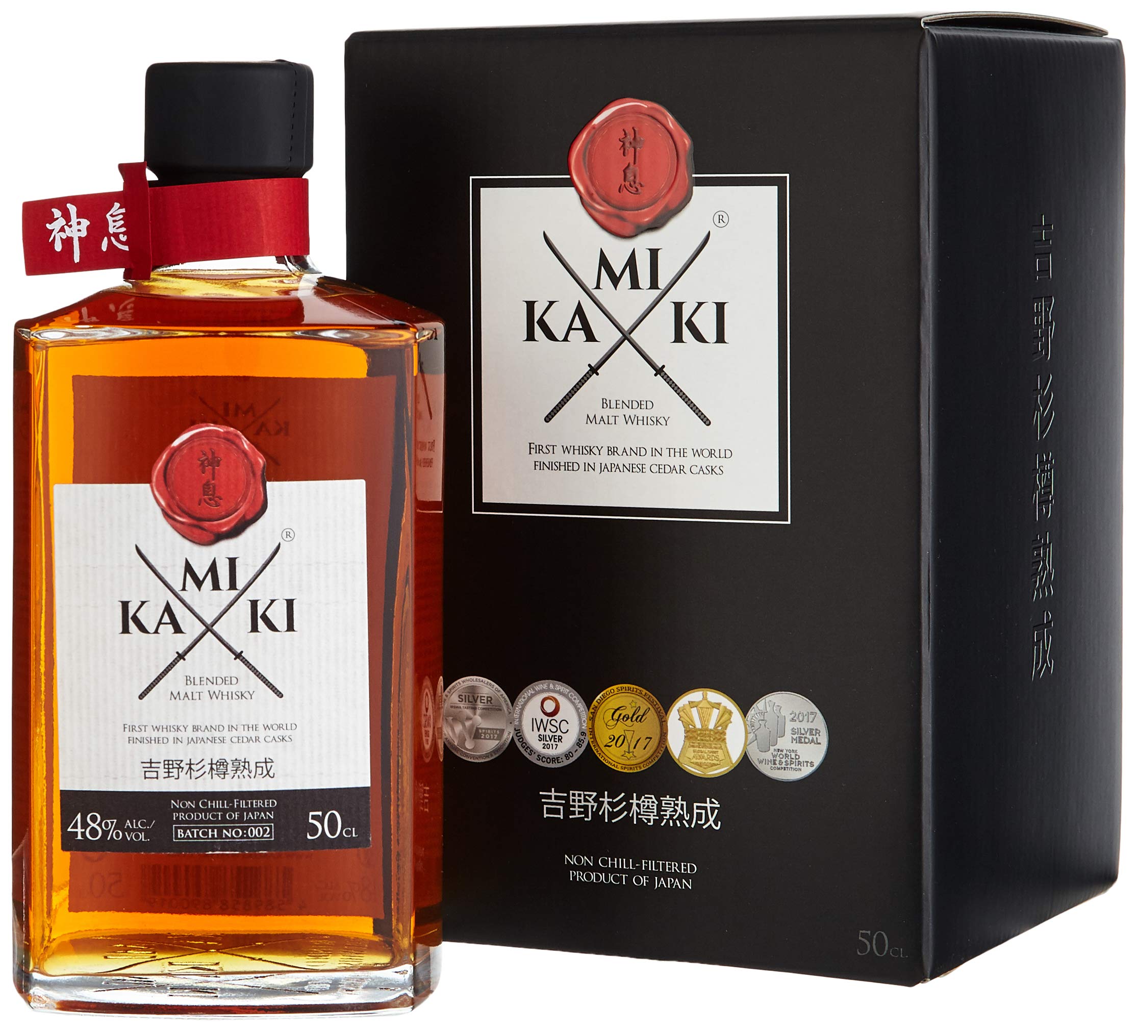 Kamiki Whisky Kamiki Sakura Wood Blended Malt Whisky De Kelle