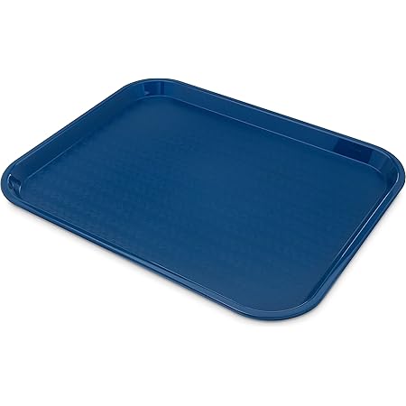 Amazon.com: Nesmilers Plastic Fast Food Trays, Cafeteria Trays, 4 Pack ...