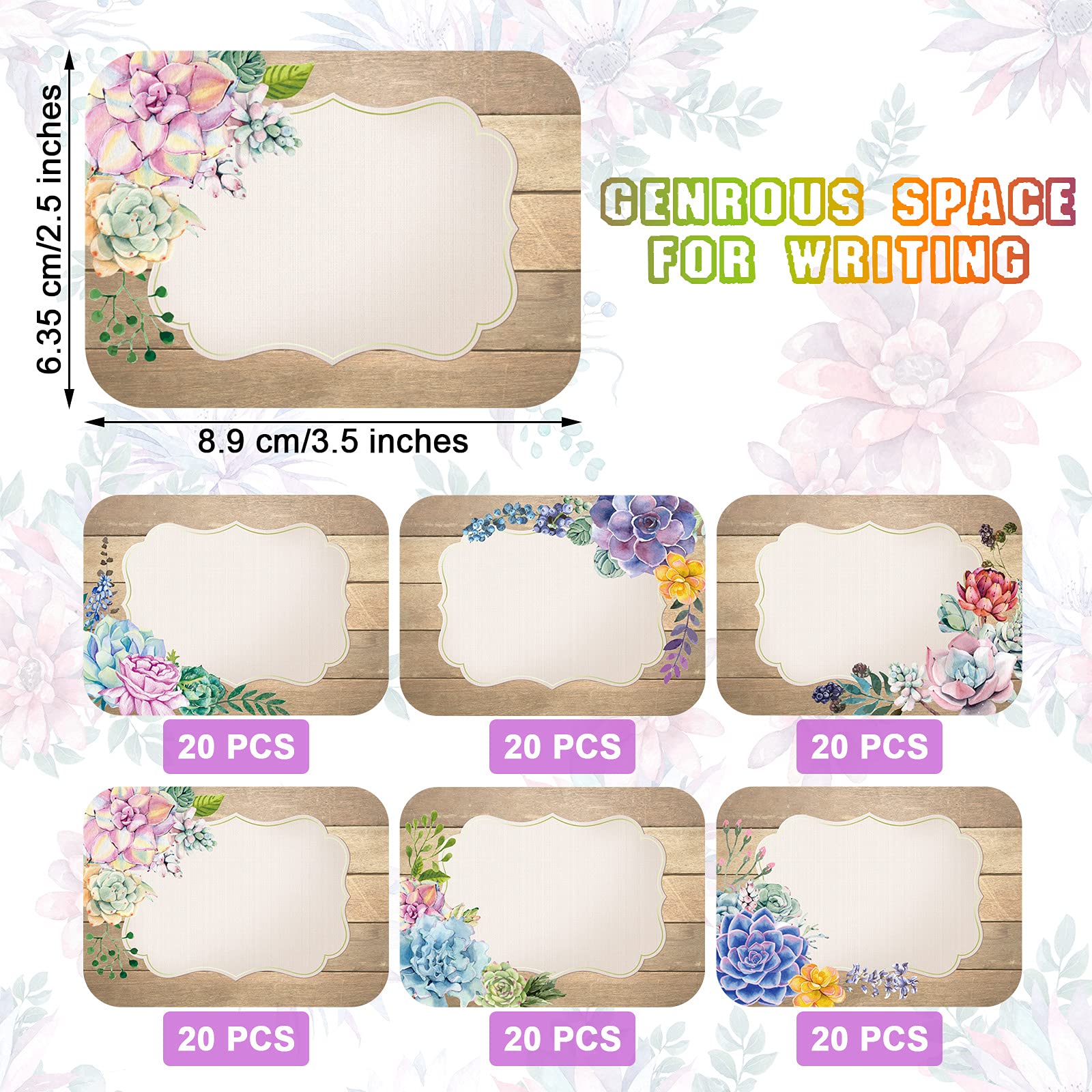 Flower Name Tags Printable Bright Floral Tags And Labels – My