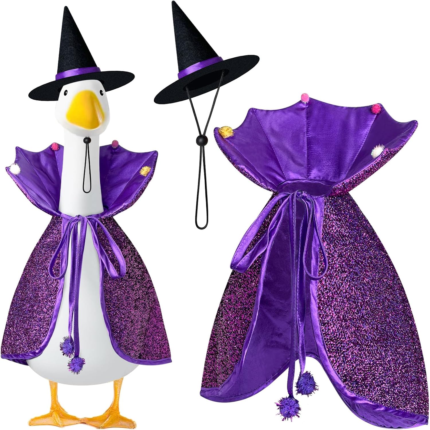 Amazon.com: Pextian Witch Goose Outfit, 23-inch Halloween Porch Goose ...