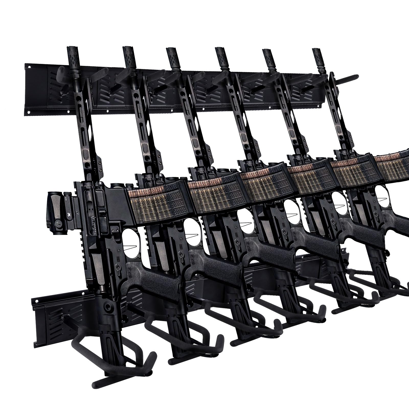 Amazon.com: LUTER Gun Racks Wall Mount, Load-Bearing 180 Lbs Black ...