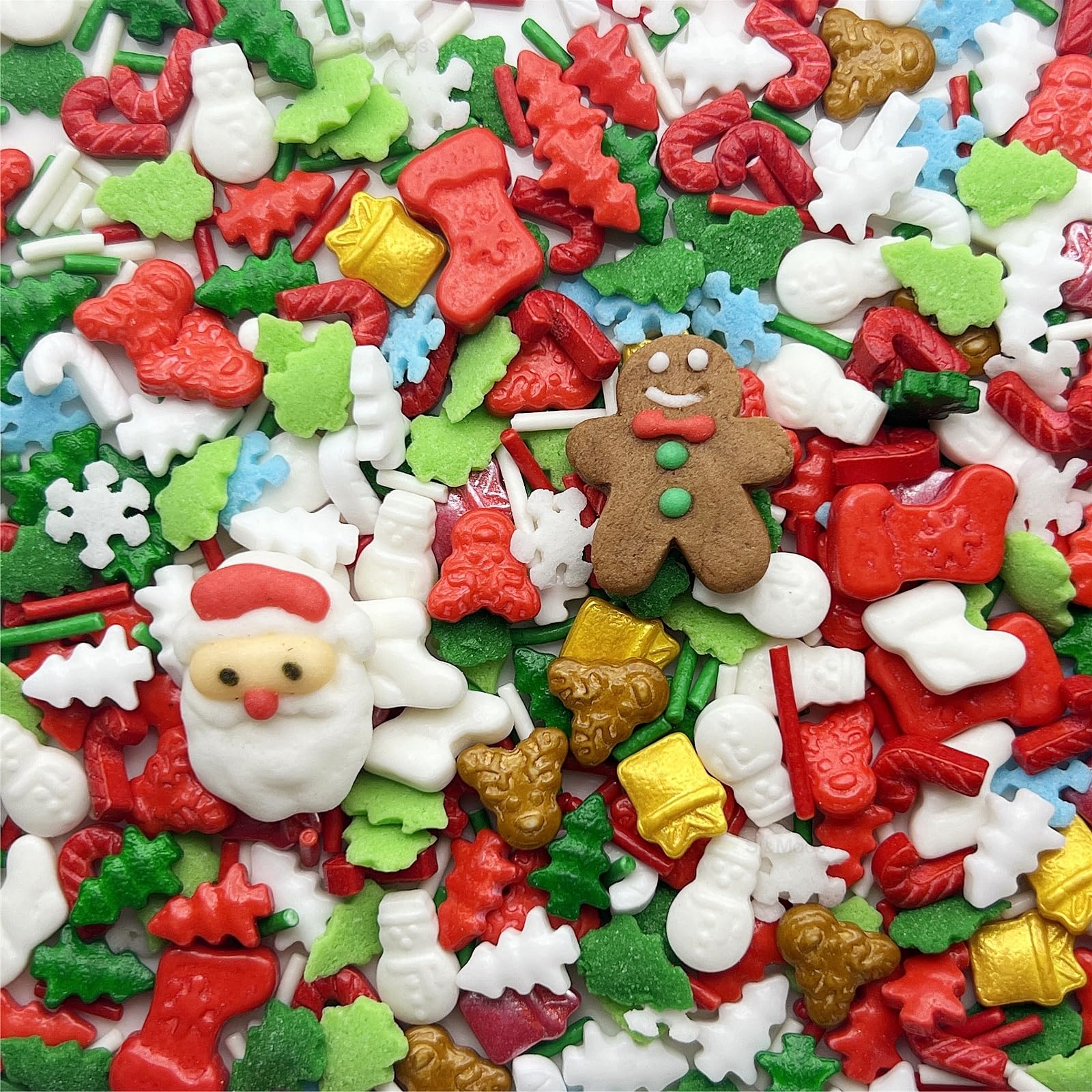 Amazon.com: SE Si&Moos Christmas Sprinkles Christmas Cookie Decorations ...