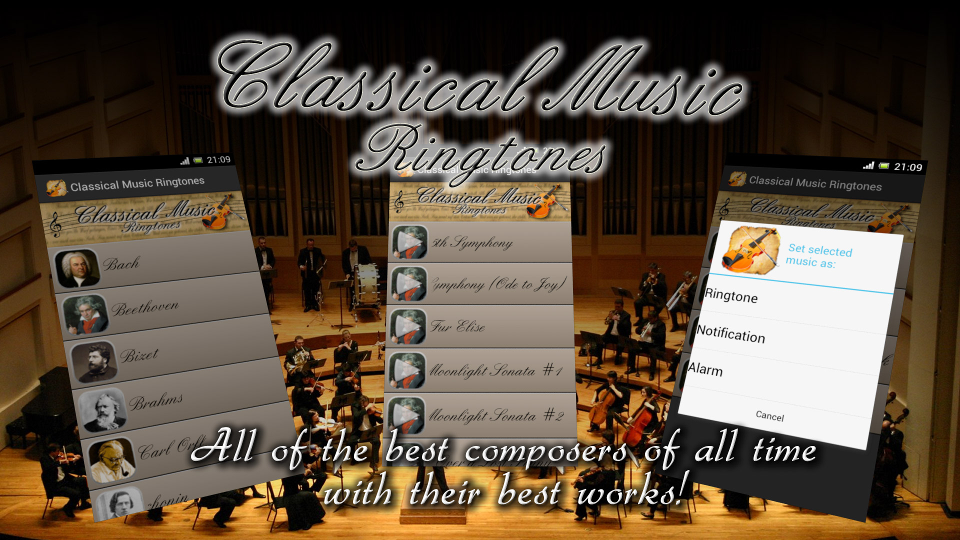 Aplicación Classical Music Ringtones en Amazon Appstore