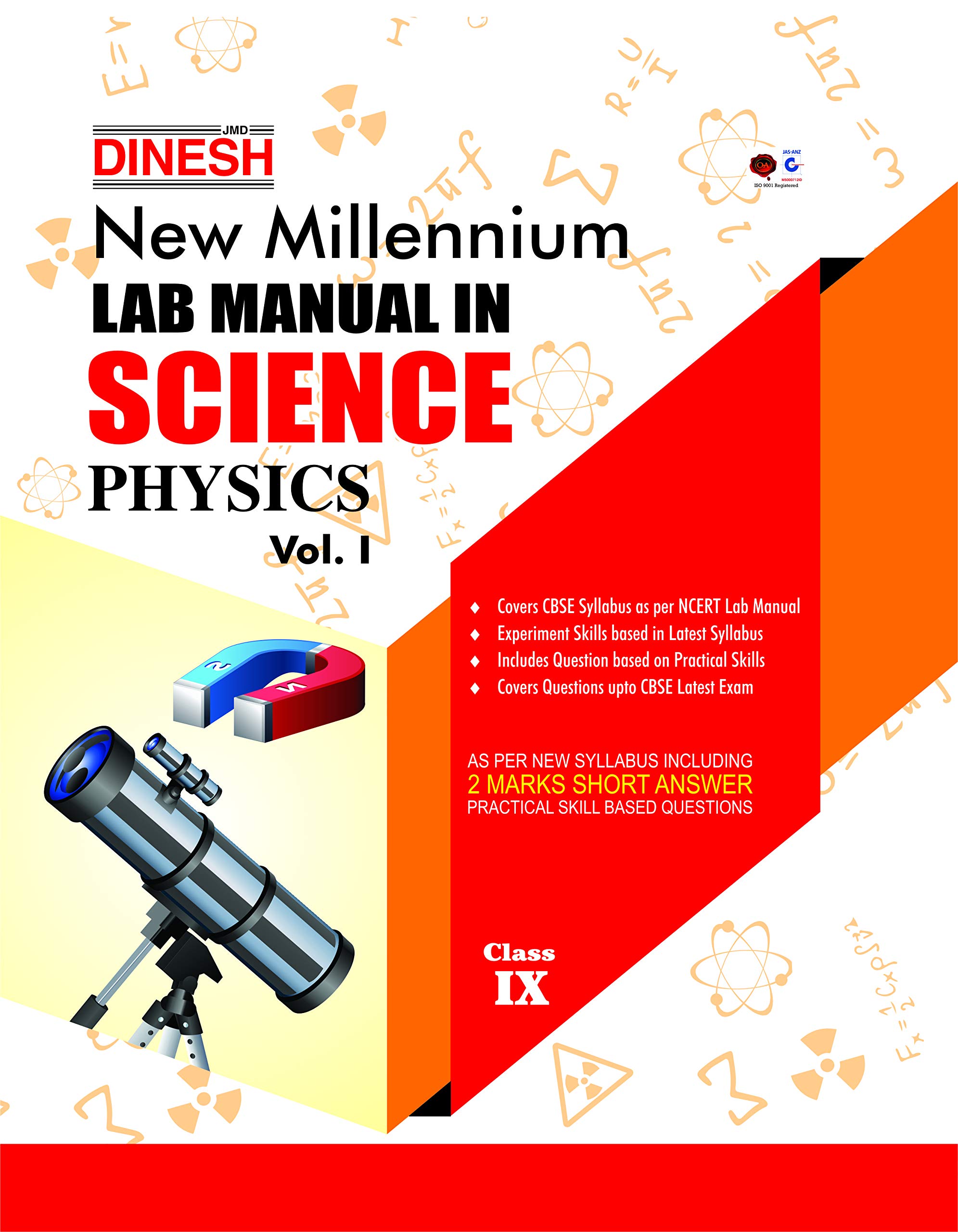 DINESH New Millennium Lab Manual in SCIENCE (Set of 3) Class 9 (2020-21 ...