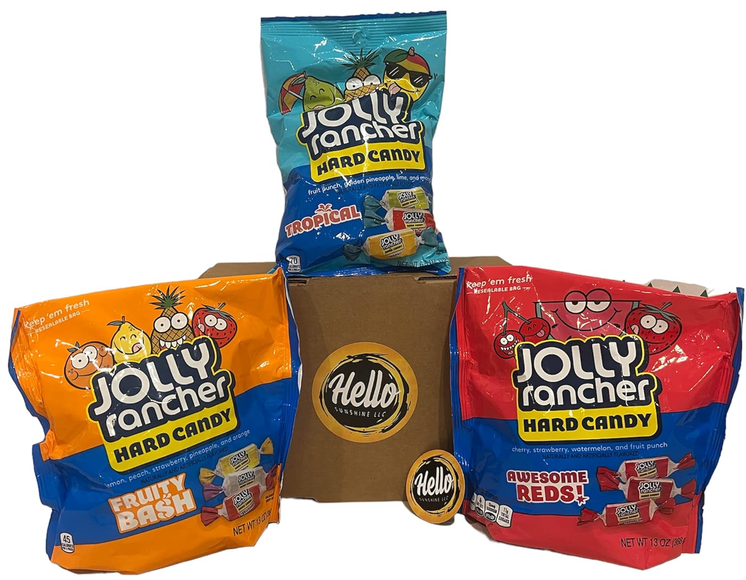 Amazon.com : Jolly Ranchers 3 Pack Variety Bundle (Awesome Reds Hard ...