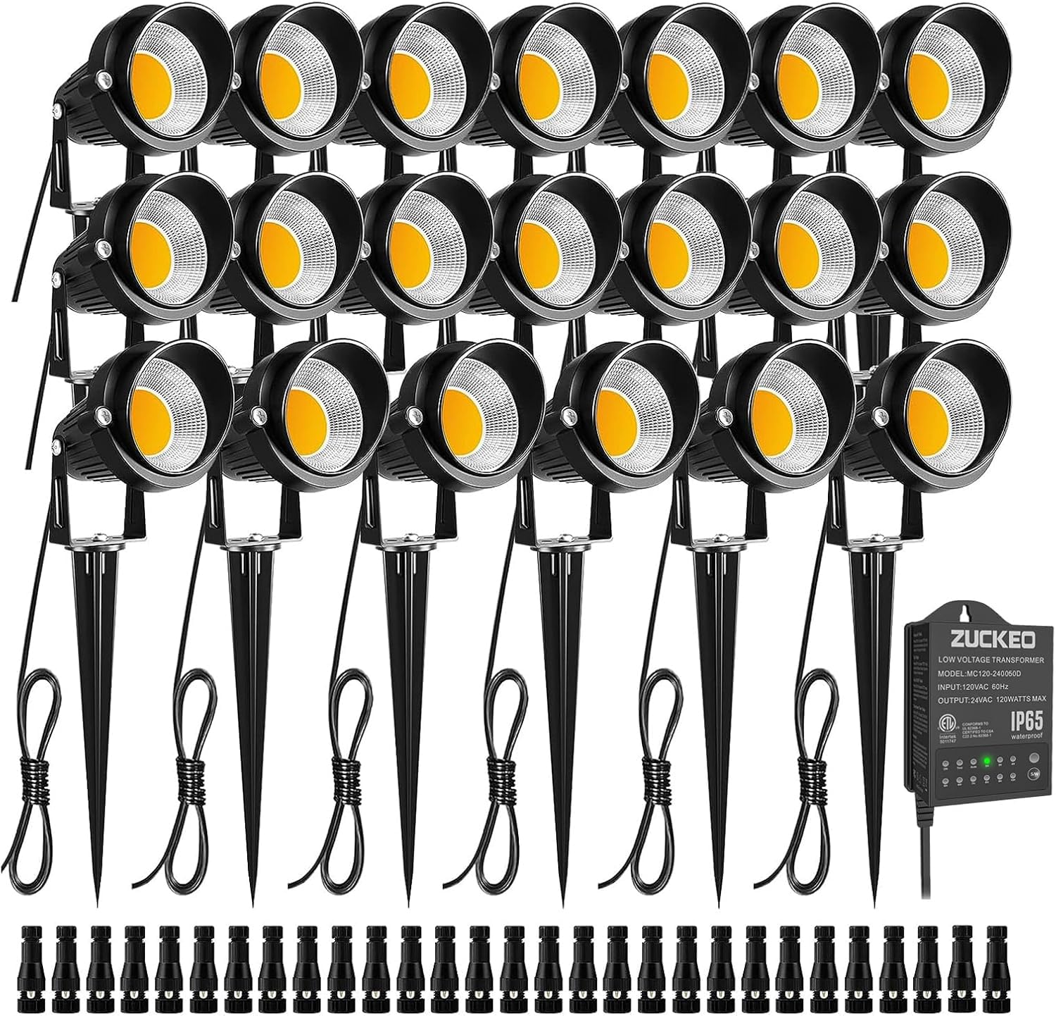 Snapklik.com : ZUCKEO 5W LED Low Voltage Landscape Lights