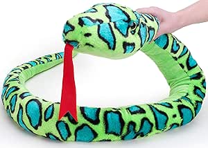 Amazon.com: 67 Inch (170cm) Extra Large Plush Green Snake - Soft Toys ...