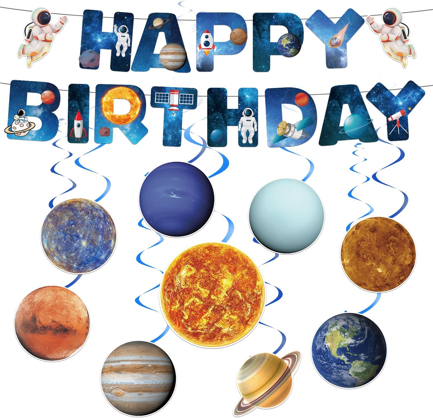 Amazon.com: Space Solar System Hanging Decoration Universe Space ...