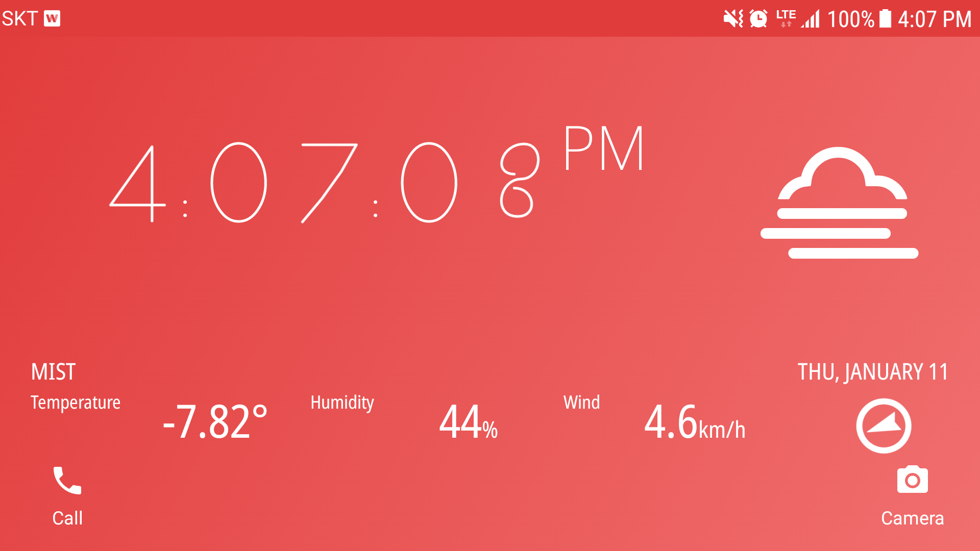 Red Clock - Speaking Desk Clock - App on Amazon Appstore