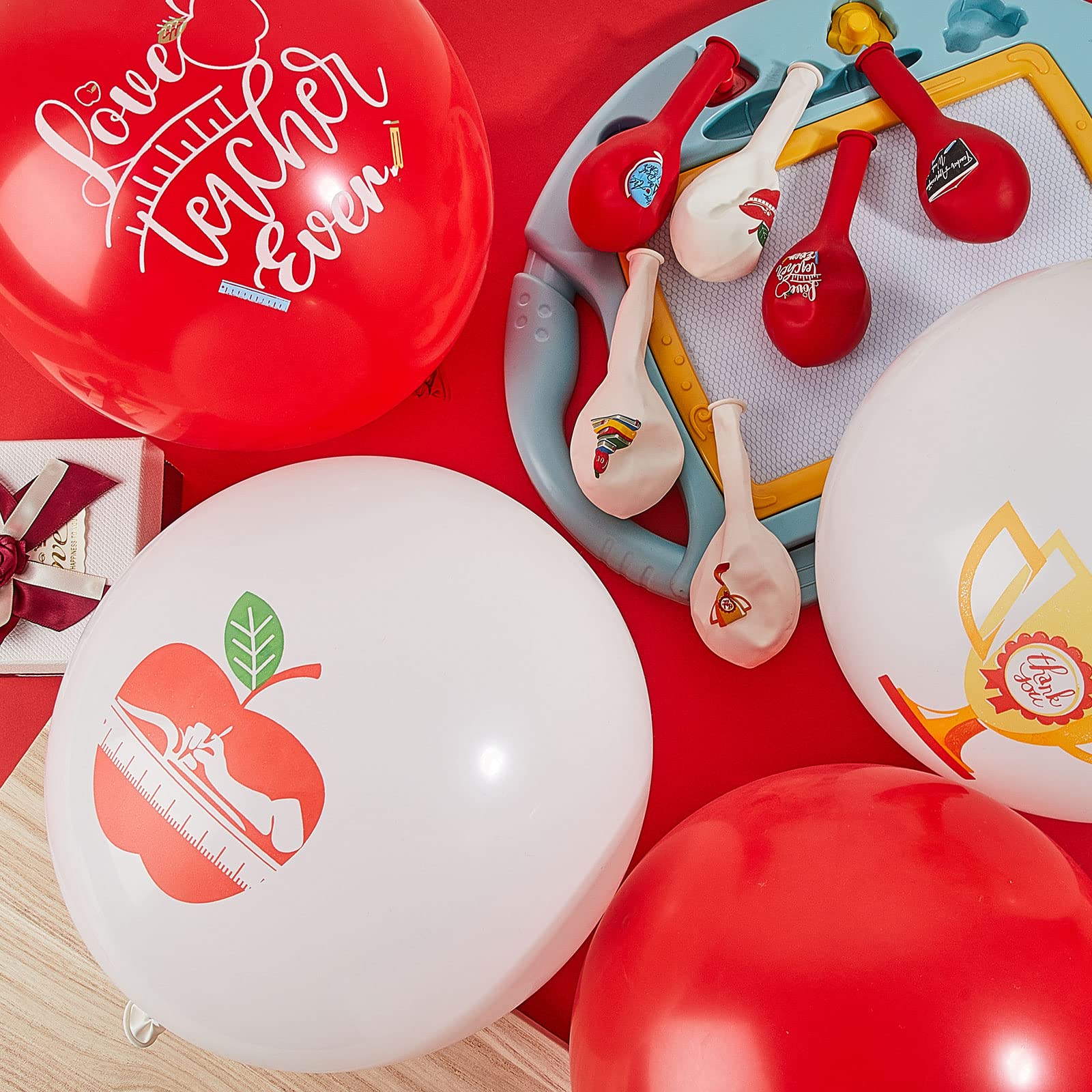 Snapklik.com : Lewtemi 24 Pack Back To School Teacher Balloons Thank ...