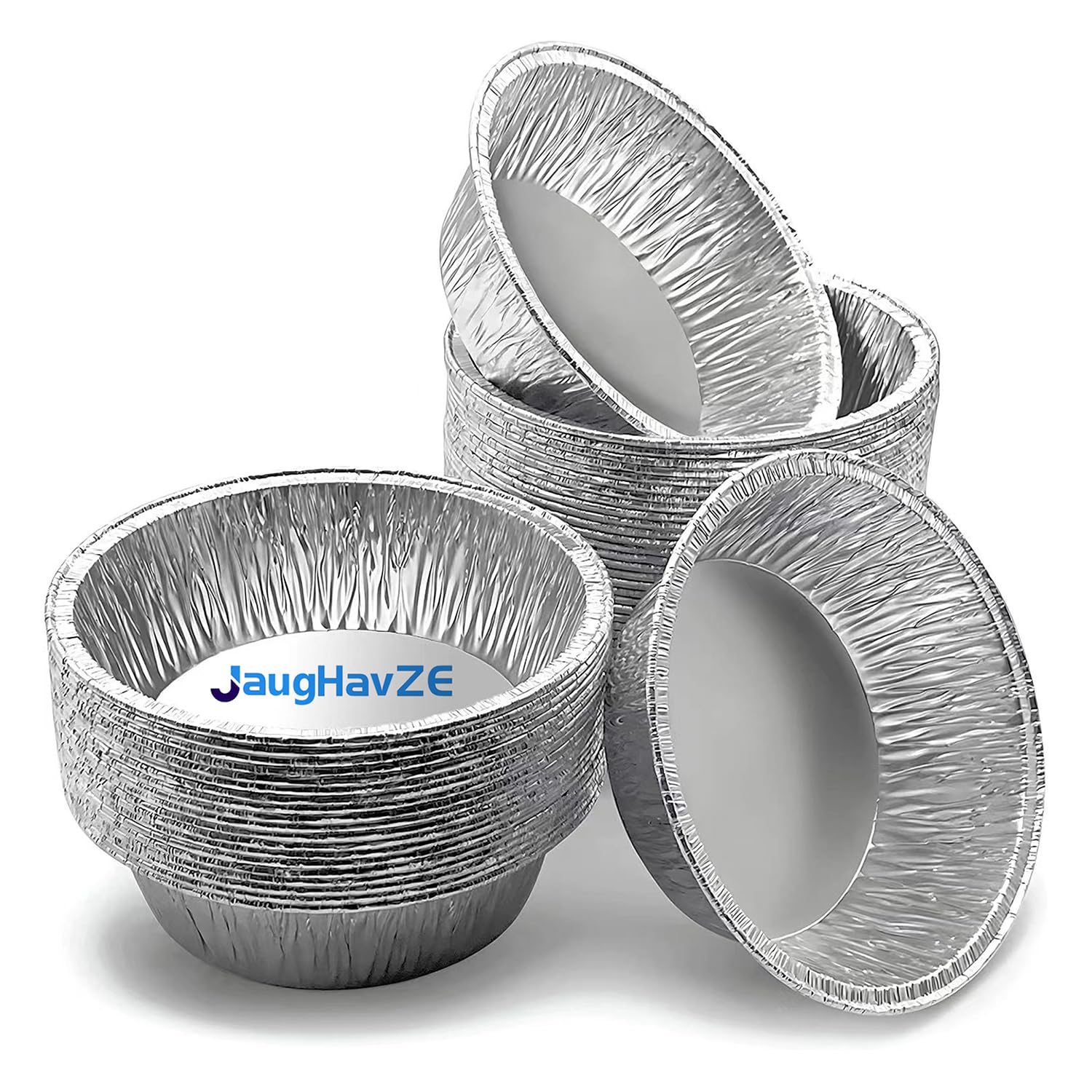 JaugHavZE 100 pcs Foil Trays Muffin Cases Foil Bun Cases Tin Foils ...