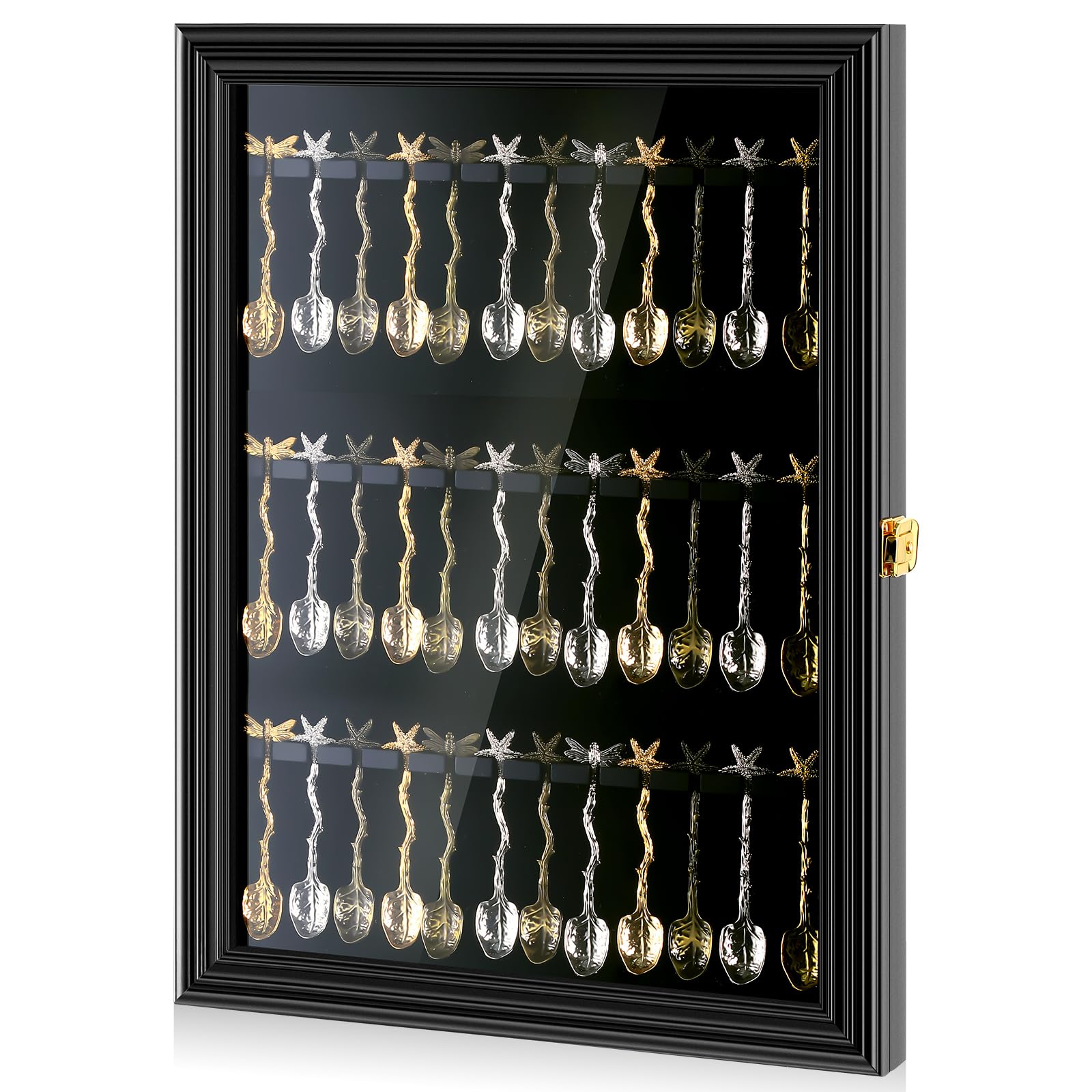 Kitchen Cabinet Organizer Ikee Design Acrylic Souvenir Spoon Display ...
