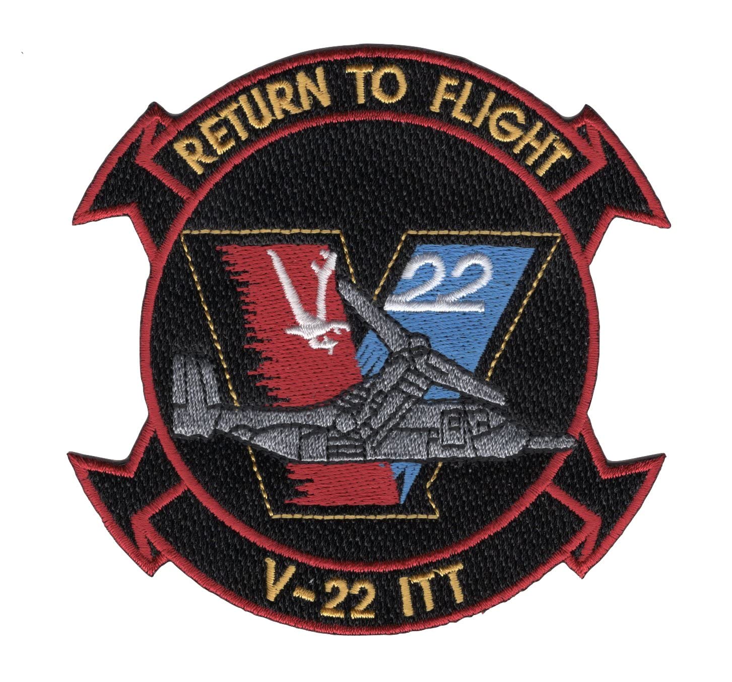 Amazon.com: V-22 ITT Osprey Return to Flight Patch : Clothing, Shoes ...