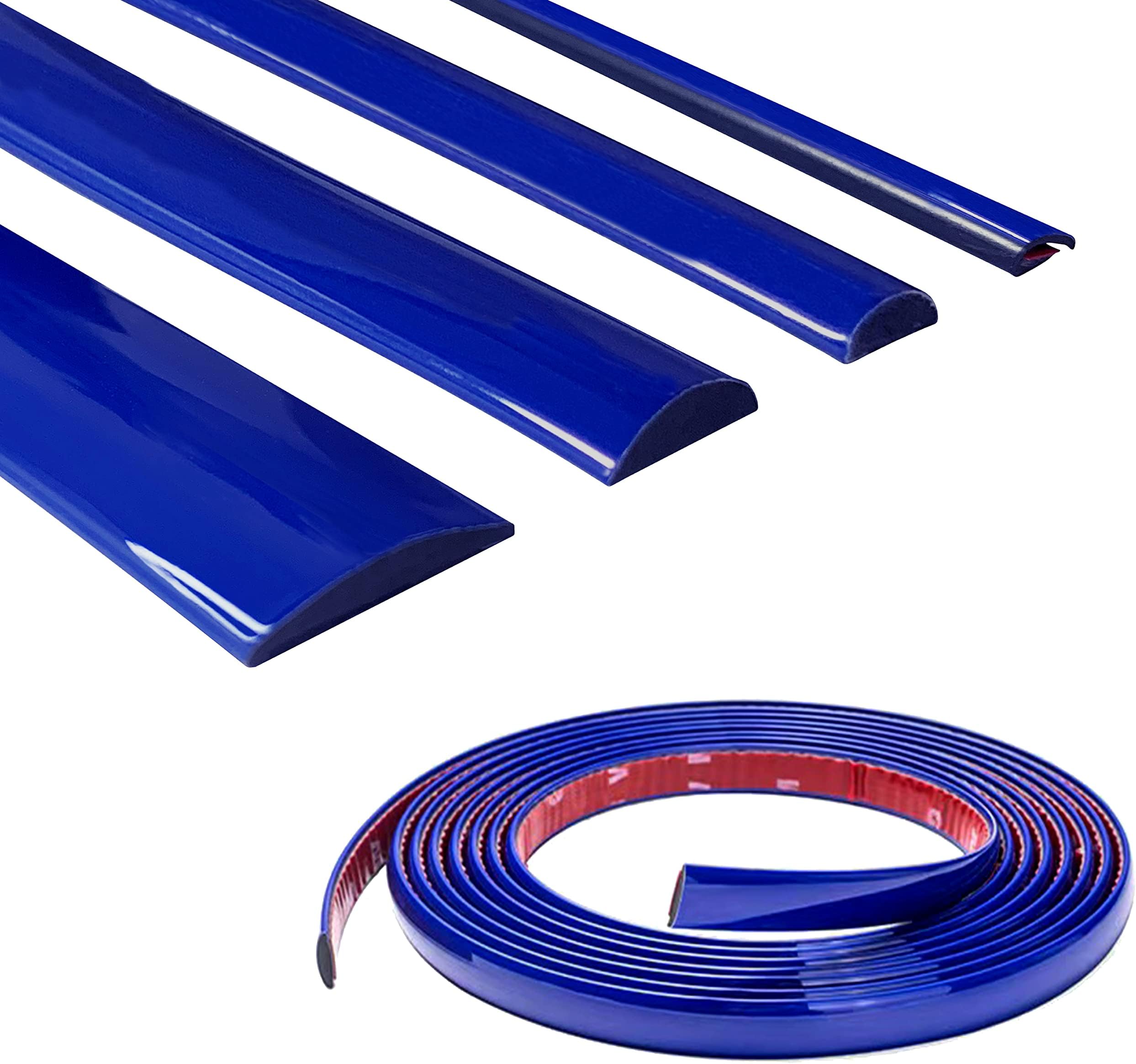 Amazon.com: 16Ft Dark Blue Car Motor Bike Self-Adhesive Exterior and ...