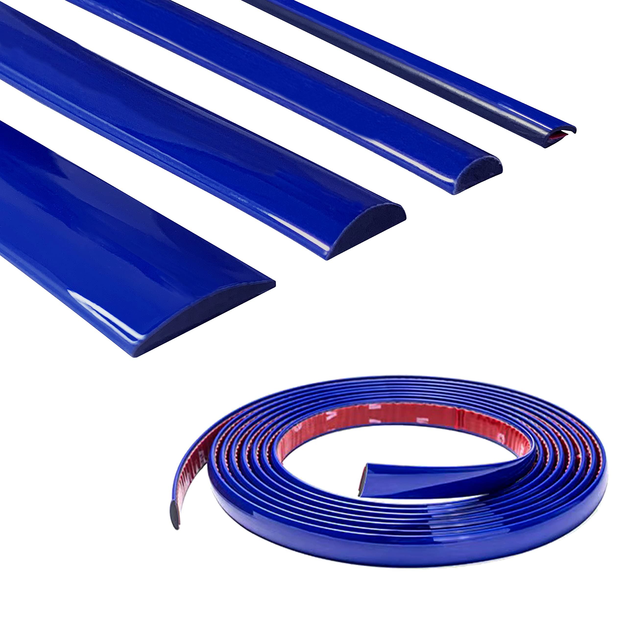 Amazon.com: 16Ft Dark Blue Car Motor Bike Self-Adhesive Exterior and ...