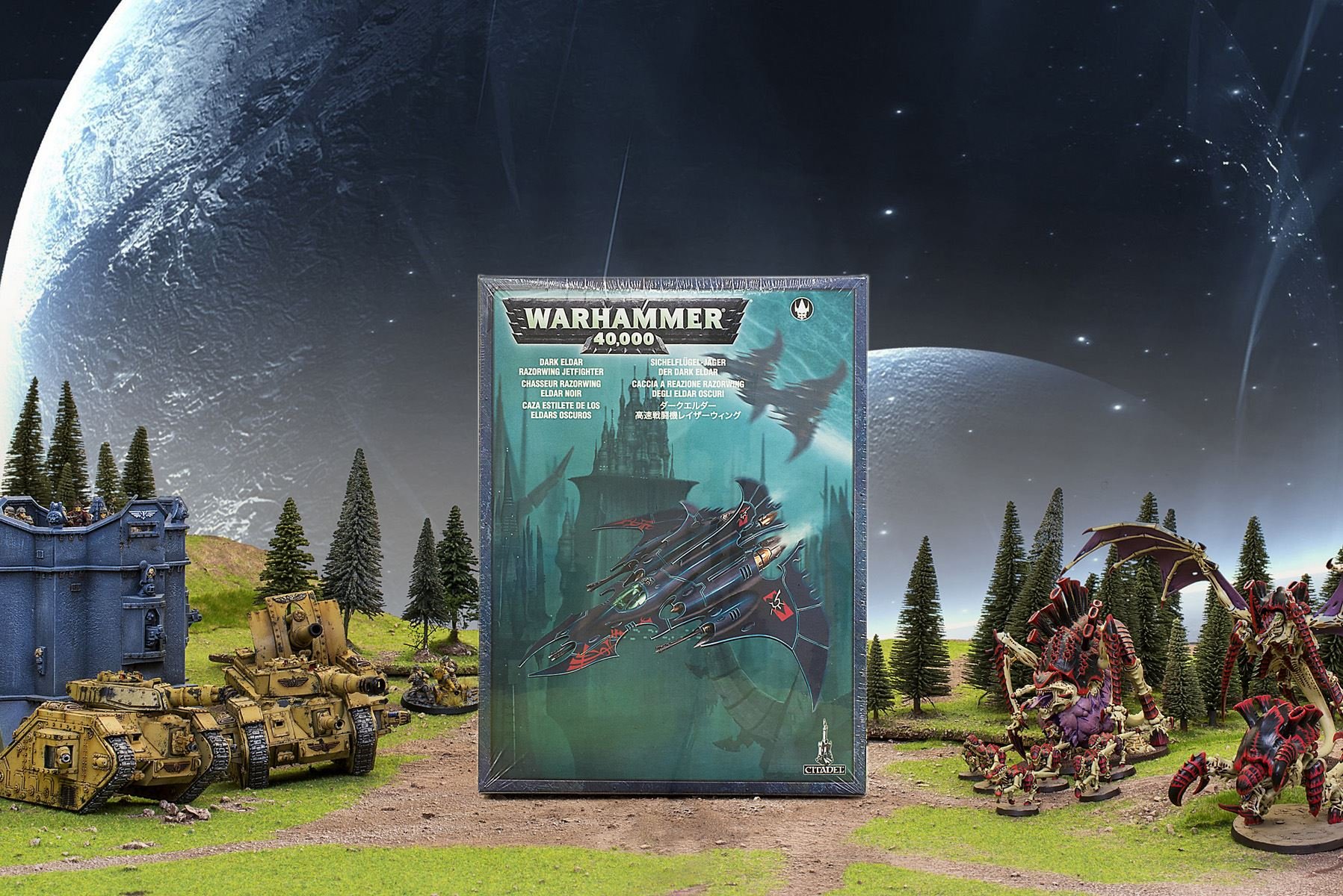 Snapklik.com : Warhammer 40K: Dark Eldar Razorwing Jetfighter