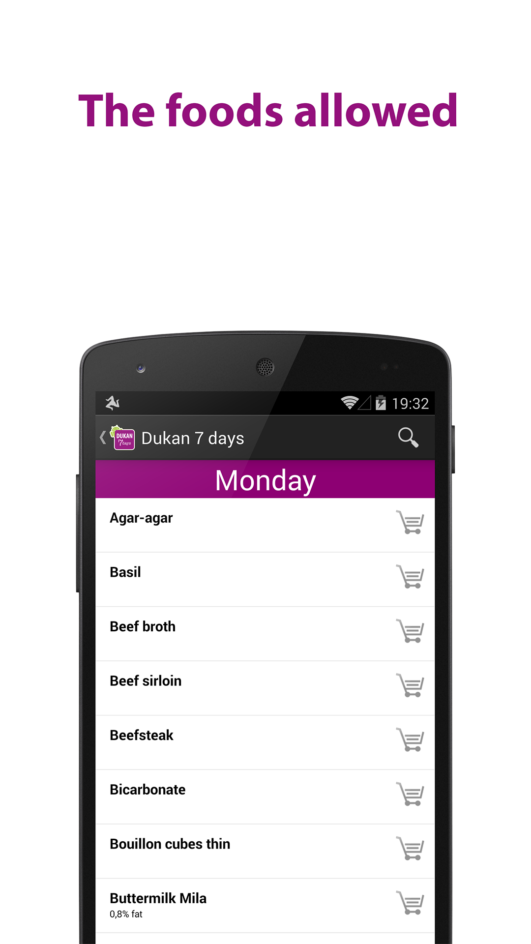 Dukan 7 days - App on Amazon Appstore