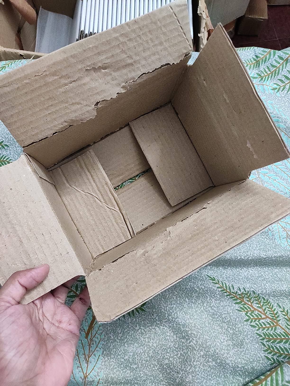 Varda Packaging 3 Ply White 7x5x3.5 Inches Corrugated Boxes Pack of 50 ...