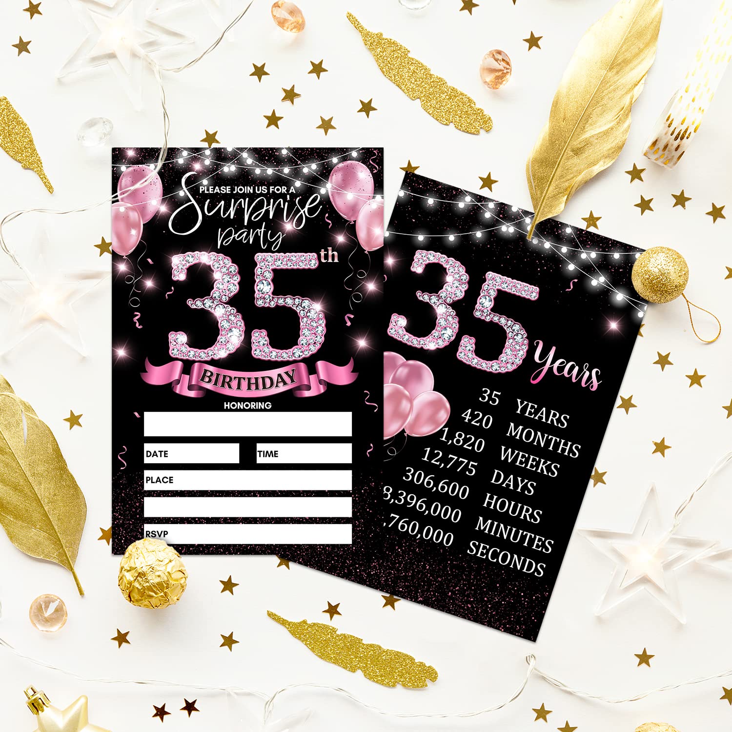 35th Birthday Party Invitations