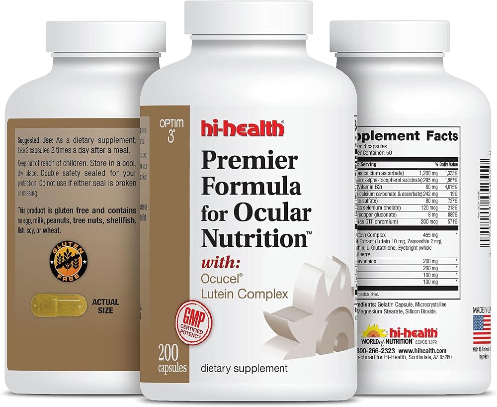 Hi-Health, Premier Formula for Ocular Nutrition, 200 Nepal | Ubuy