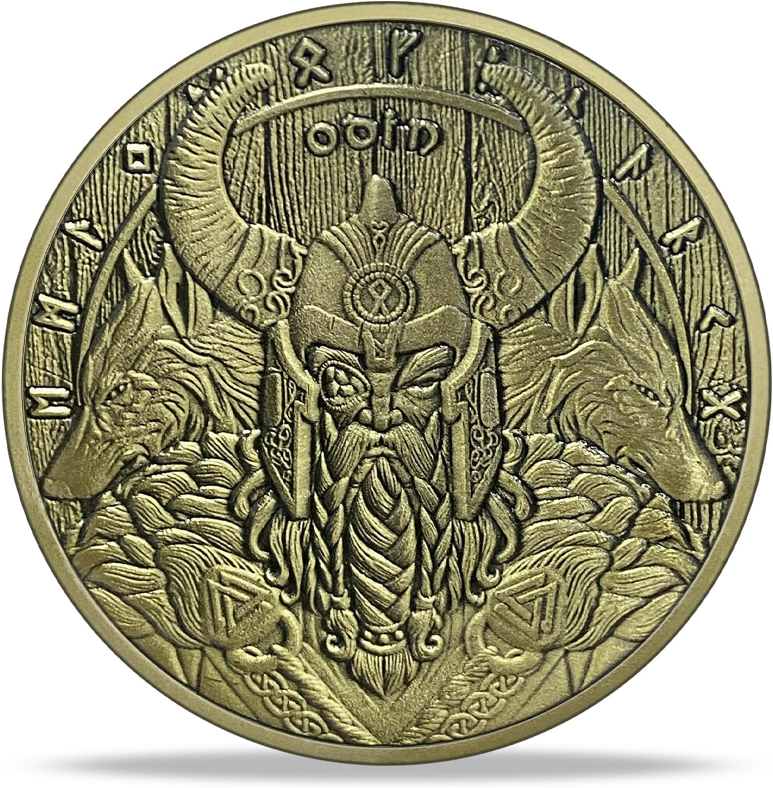 Amazon.com : Viking Valknut Coin Viking Odin Knot Challenge Coin Gift ...