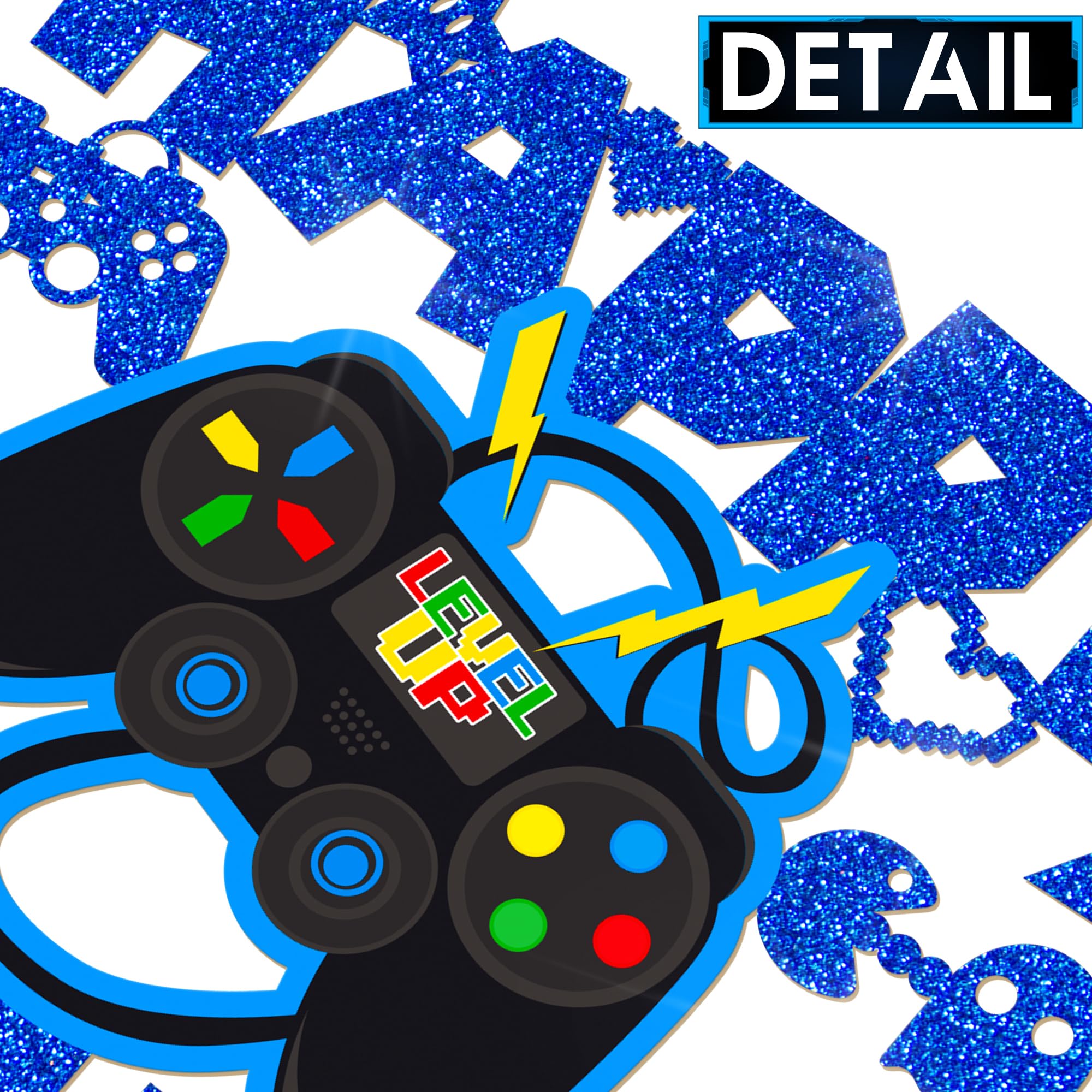 Snapklik.com : Video Game Birthday Cake Topper Game On Controllers ...