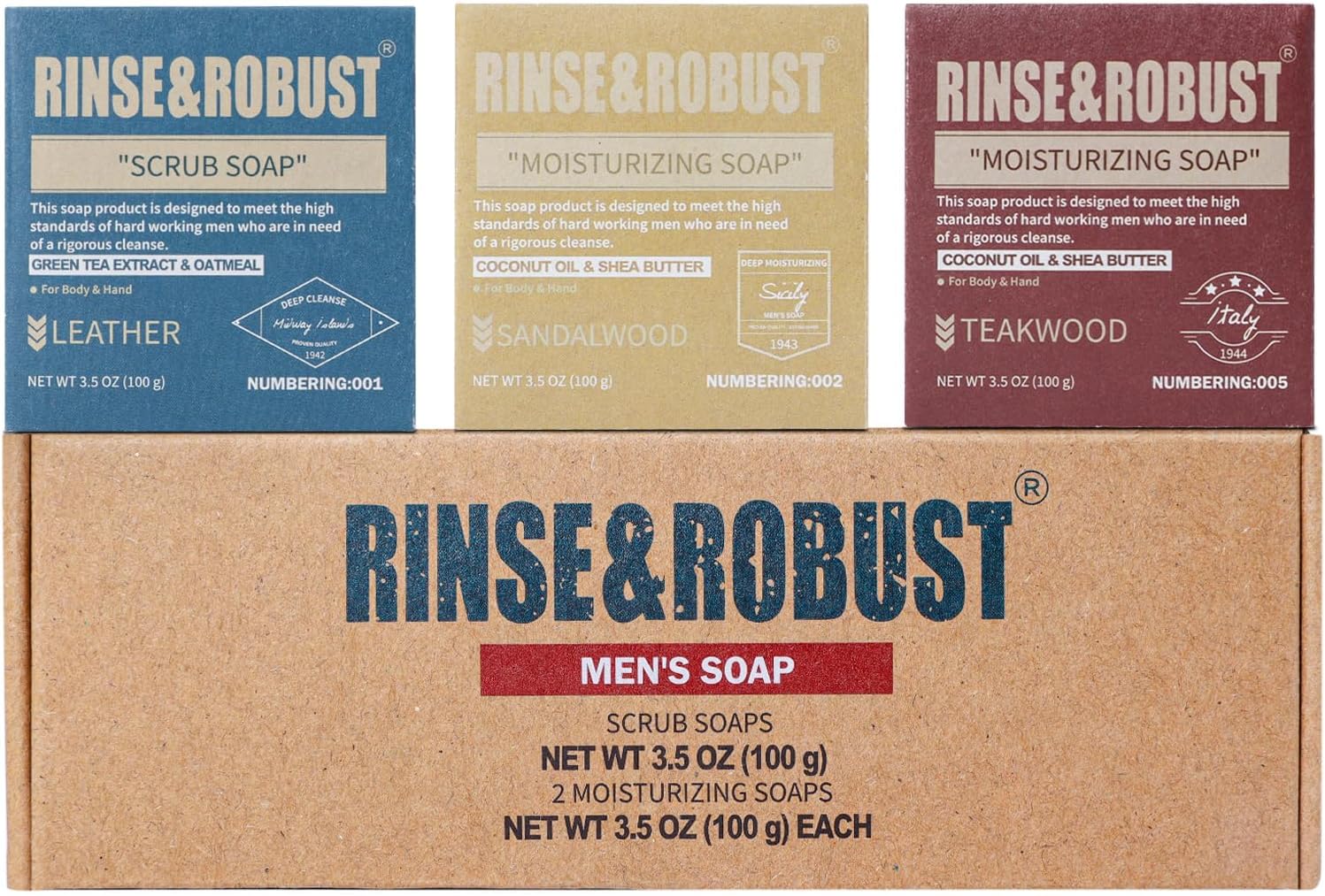 Amazon.com : Duke Cannon Big Brick of Soap for Men - Superior, Fresh ...