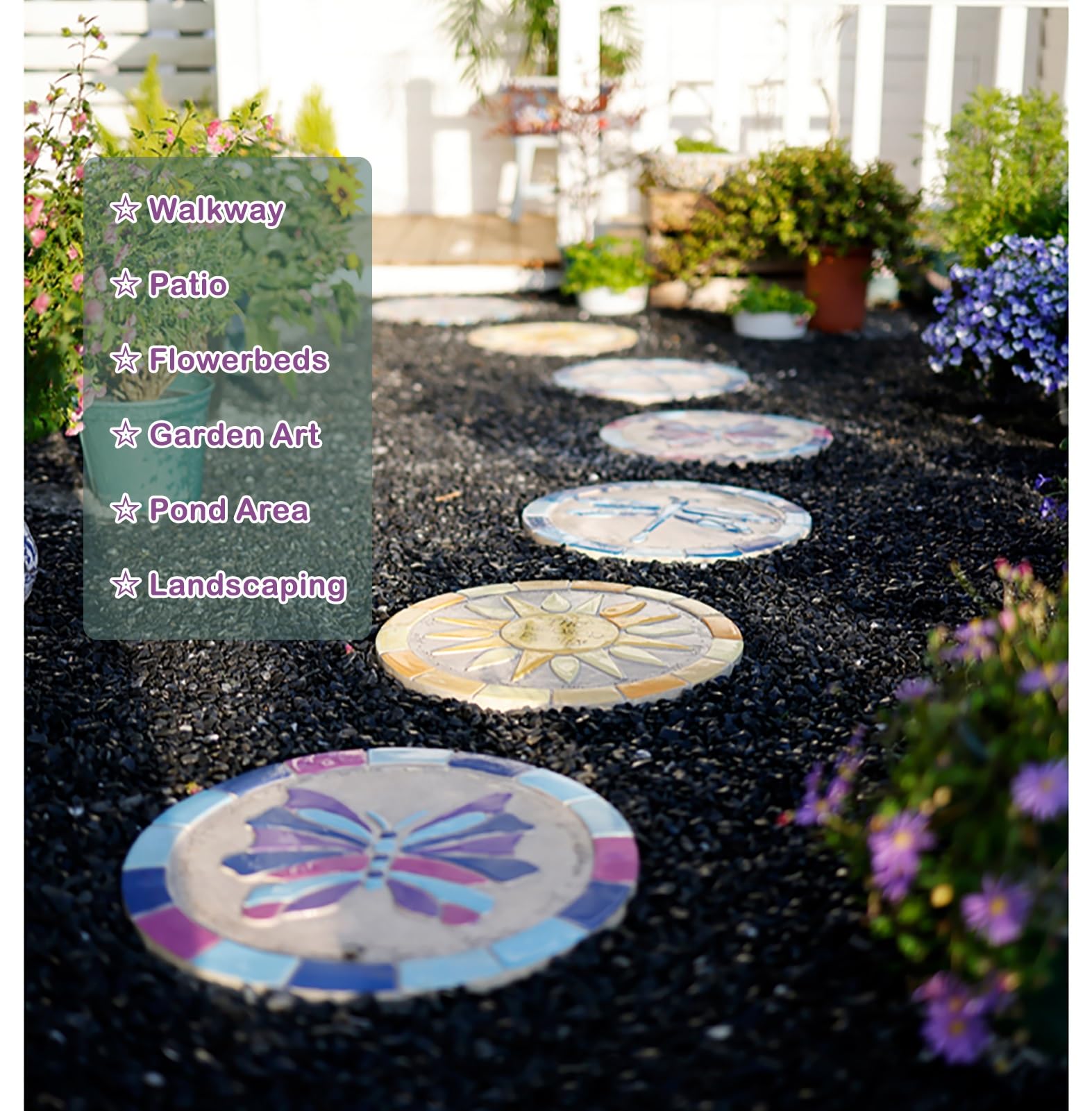 Colors For Flower Beds Stone