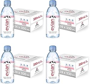 Natural Spring Water 330 mL/11.2 Fl Oz (Pack of 24) Mini-Bottles, Naturally Filtered Spring ...