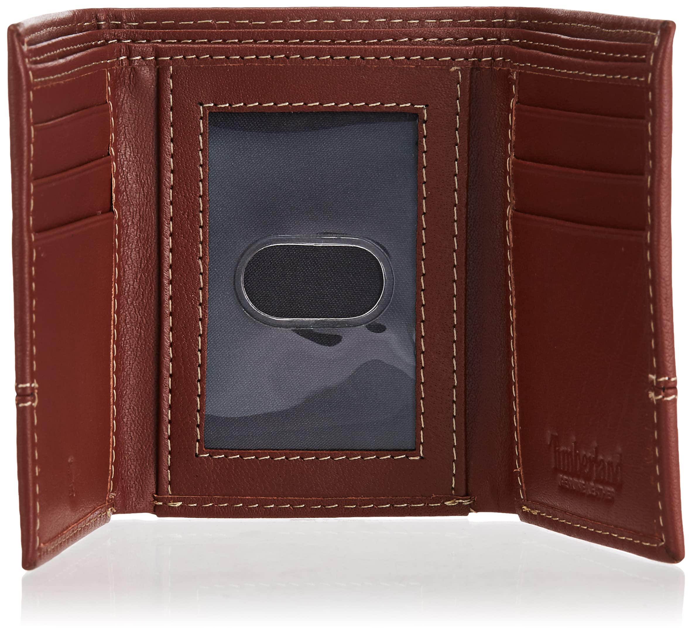 Snapklik.com : Timberland Mens Leather RFID Blocking Trifold Wallet