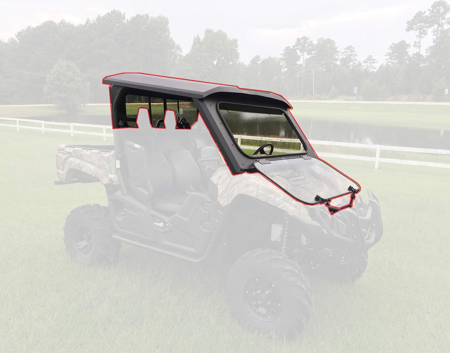 All Steel Complete Cab Enclosure System No Doors Compatible with 2014 ...