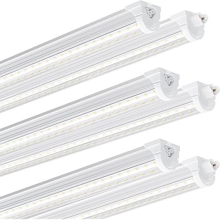 Barrina (6 Pack) LED T5 Integrated Single Fixture, 4FT, 2200lm, 6500K ...