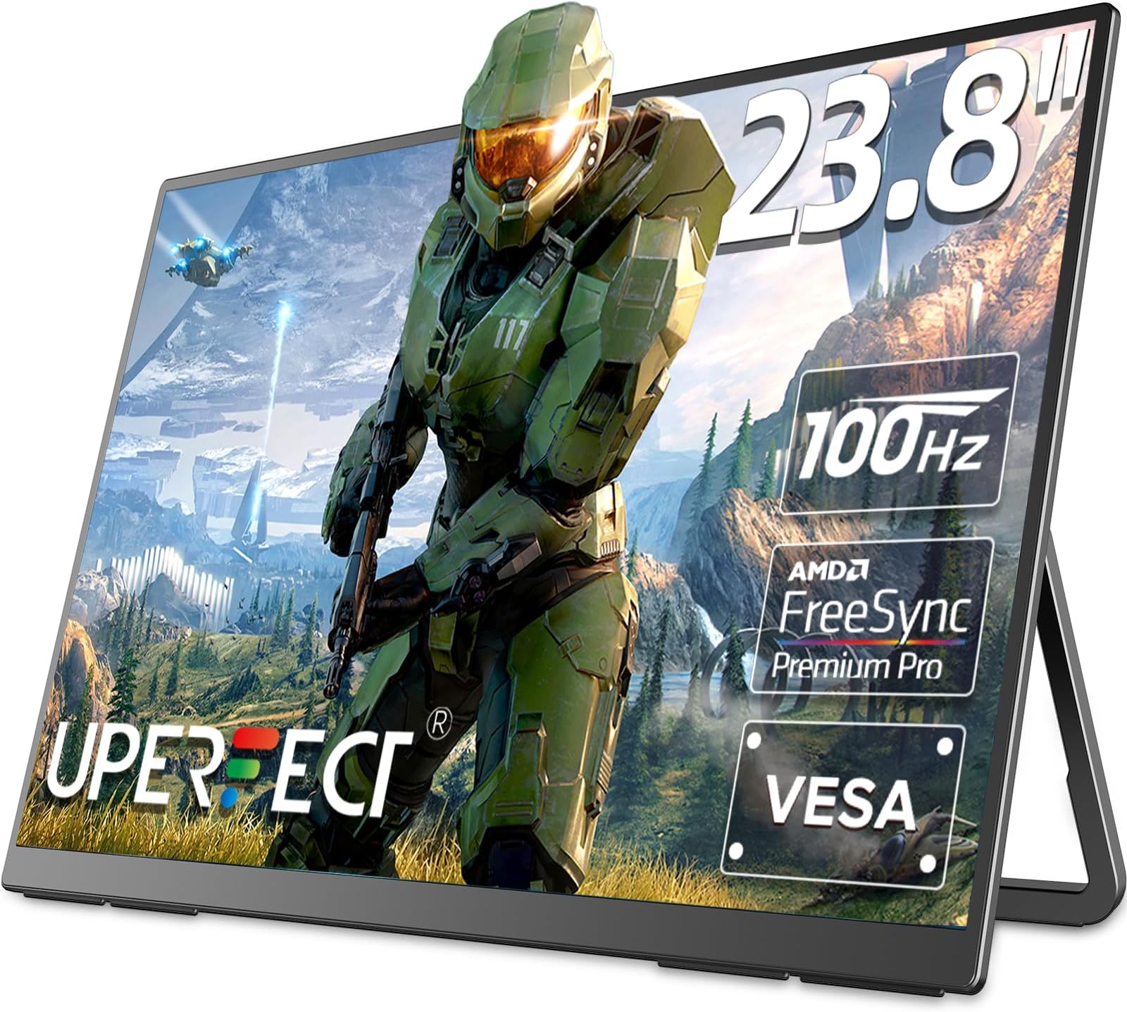 Amazon.com: UPERFECT 24” 100HZ Portable Monitor w/ 180°Adjustable ...