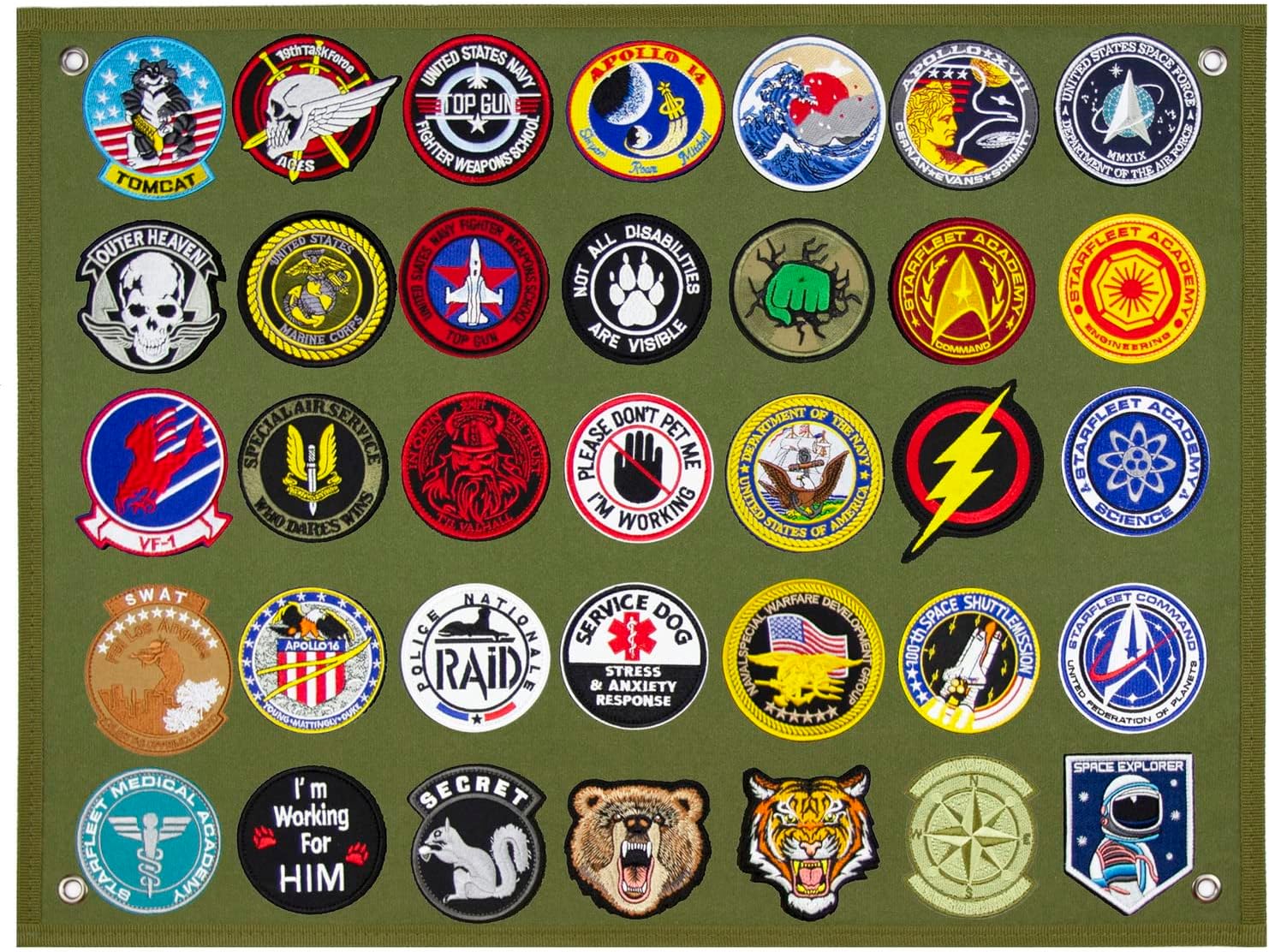 Tactical Patch Display Panel Holder Board for Military Army Combat ...