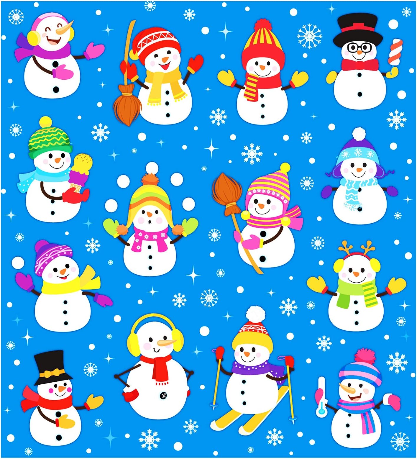 Amazon.com: 8 Sheets Christmas Penguins Stickers Winter Sticker ...
