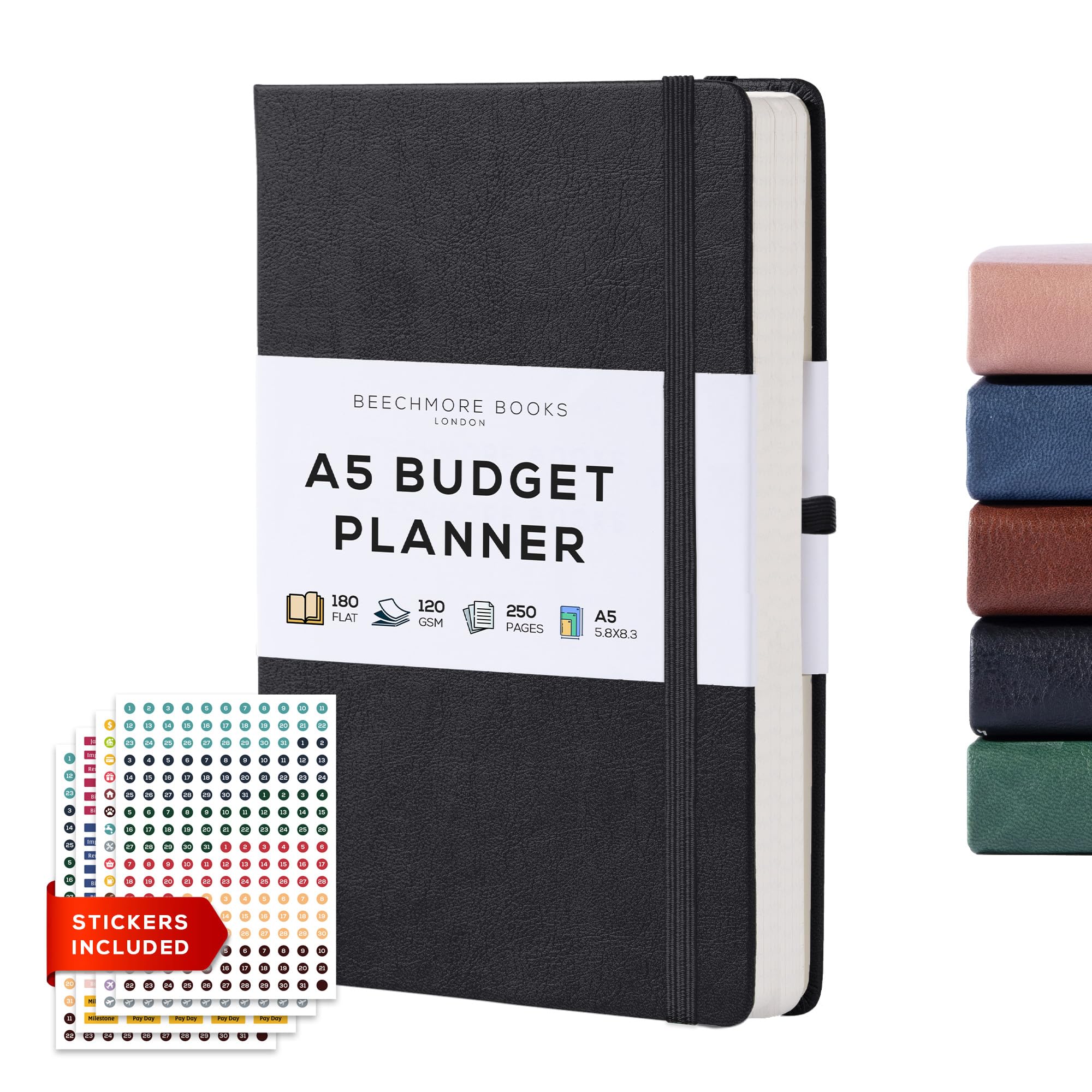 Amazon.com : BEECHMORE BOOKS Budget Planner - Undated Monthly Budget ...