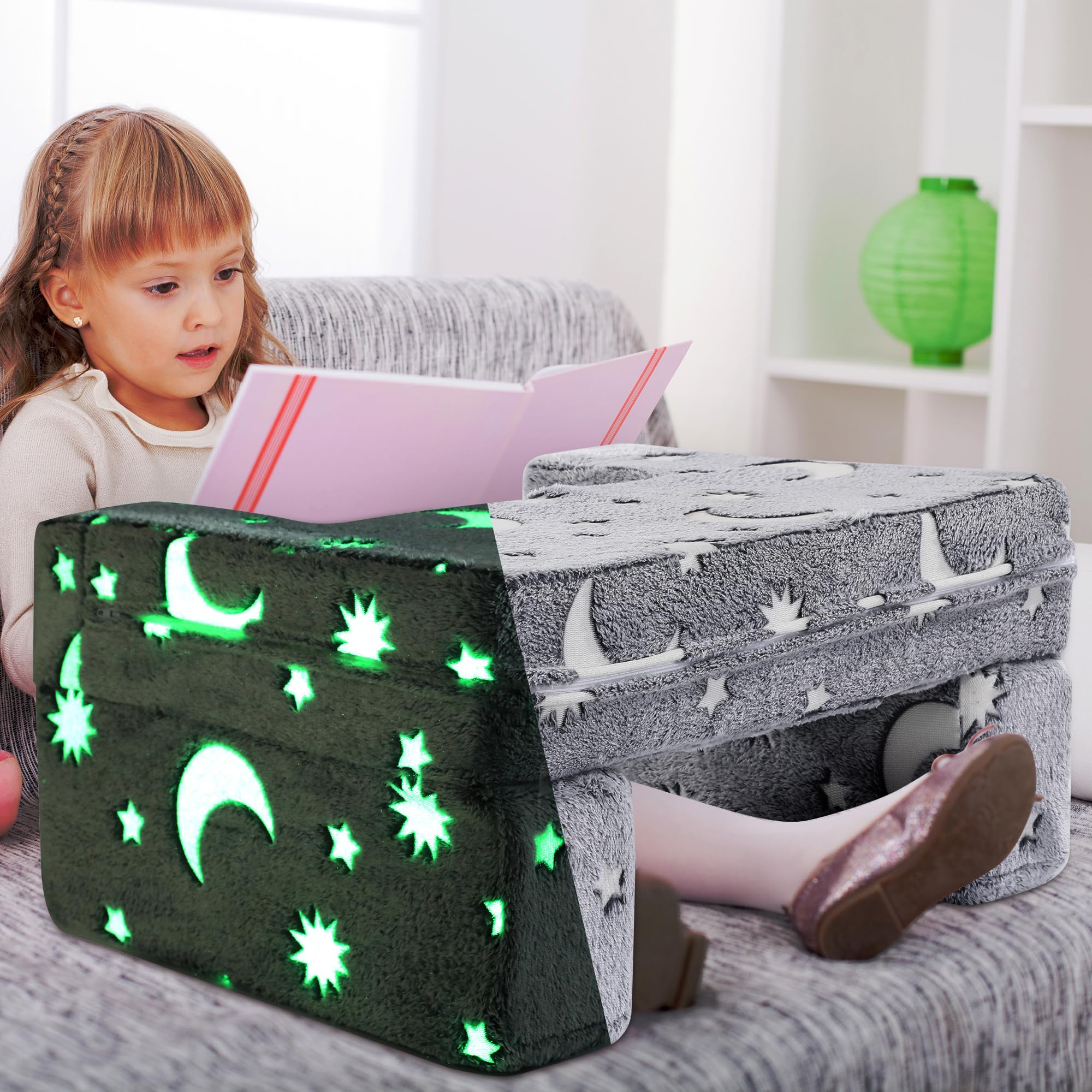 Amazon.com: MABOZOO Reading Pillow for Kids, Foldable Gaming Pillow Lap ...