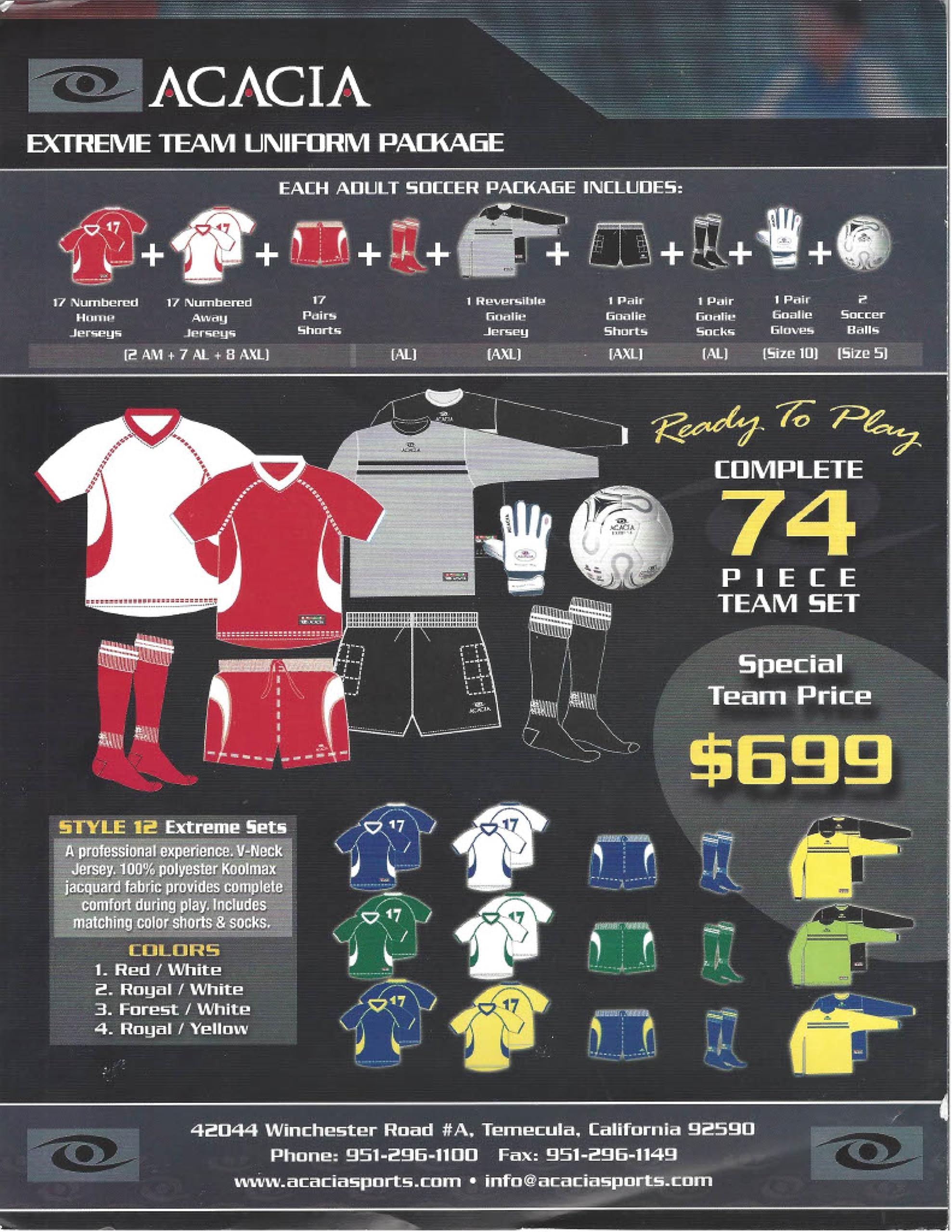Amazon.com : ACACIA Extreme Soccer KIT : Sports & Outdoors