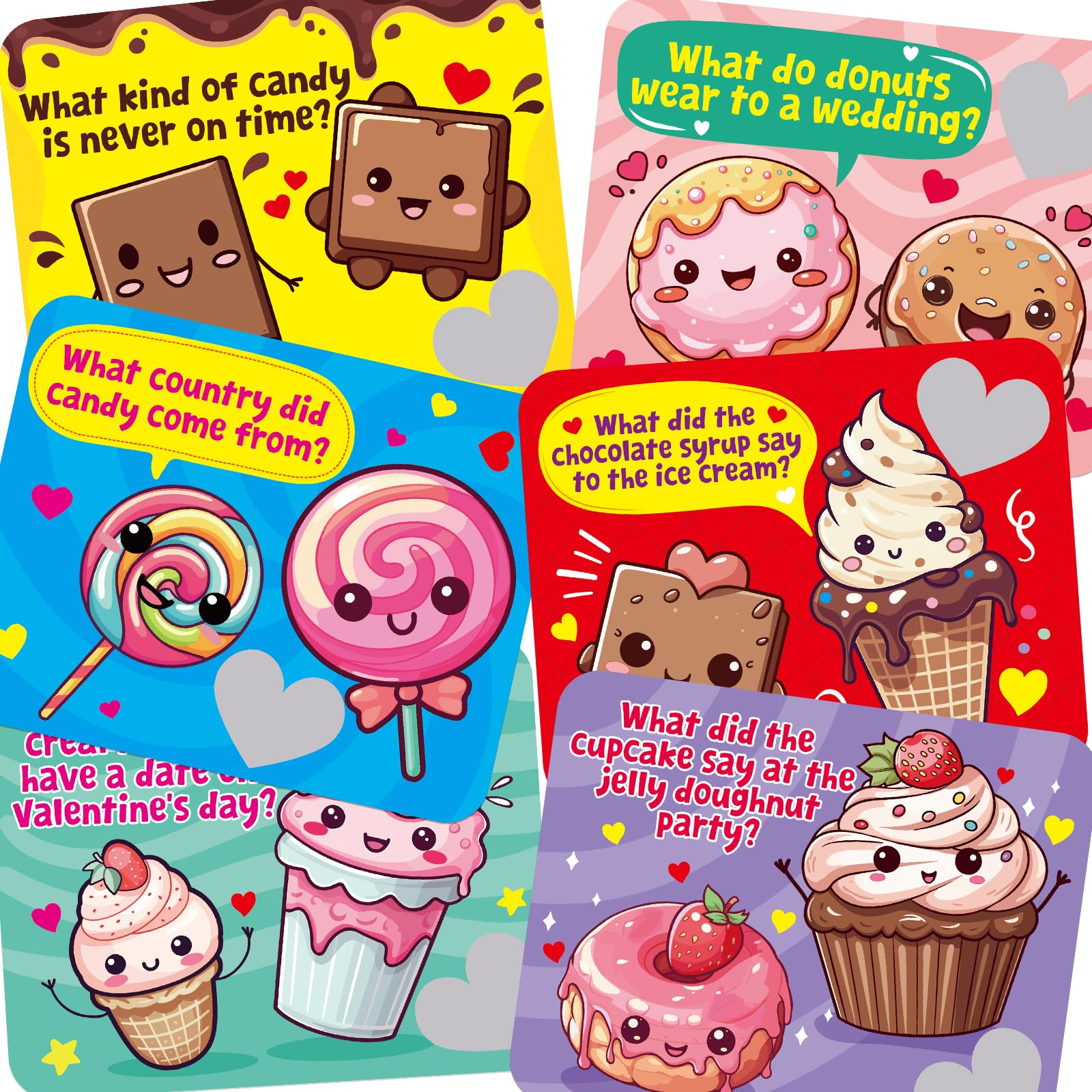 Amazon.com: Fancy Land Valentines Day Cards Scratch Off Jokes for Kids ...