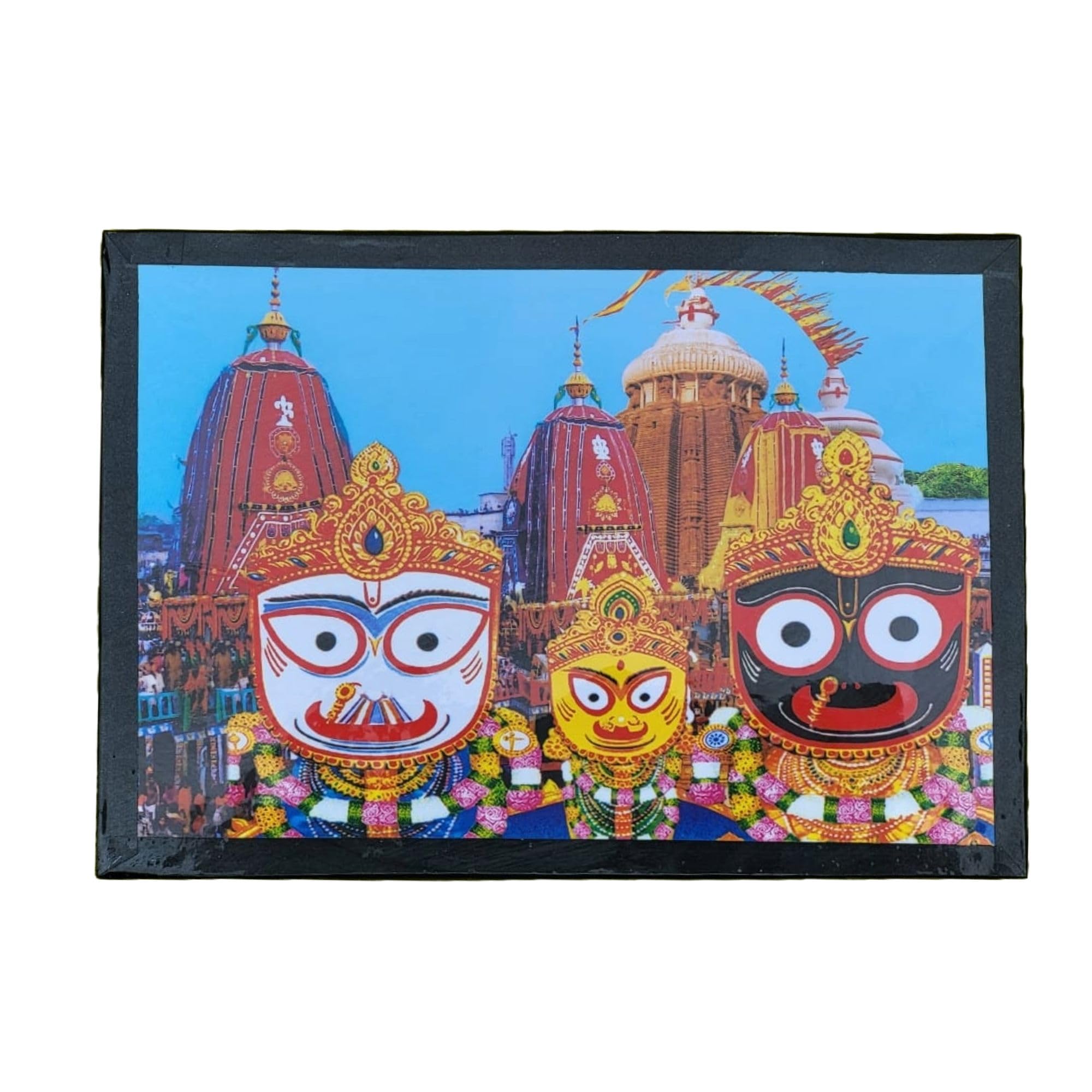 Unyque Jagannath Photo Frame – Handcrafted Jagannath Photo with Frame ...