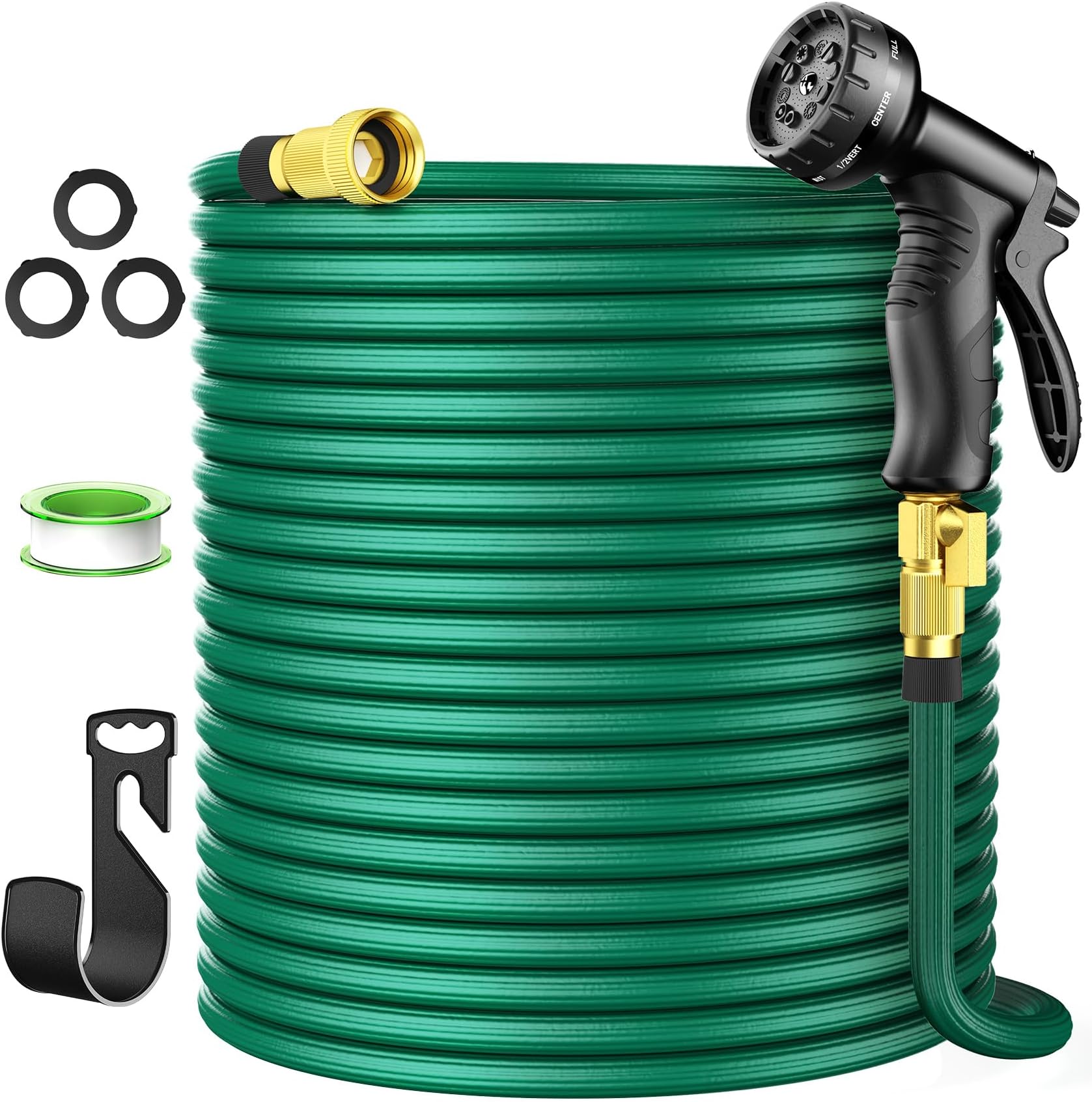 Amazon.com: 100 ft Expandable Garden Hose - Flexible Water Hose with 10 ...