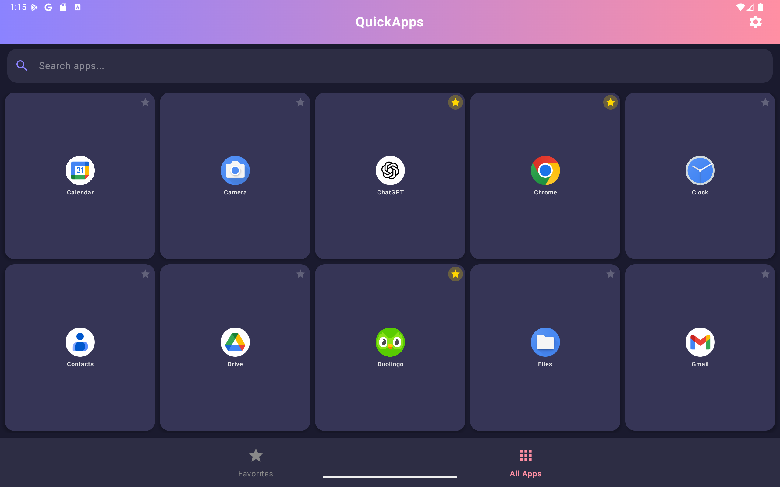 QuickApps: App Launcher & Organizer - App on Amazon Appstore