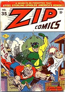 POSTER comics cover MLJ Archie Zip 35 1943 Vintage Wall Art Print A3 replica : Amazon.es: Hogar ...
