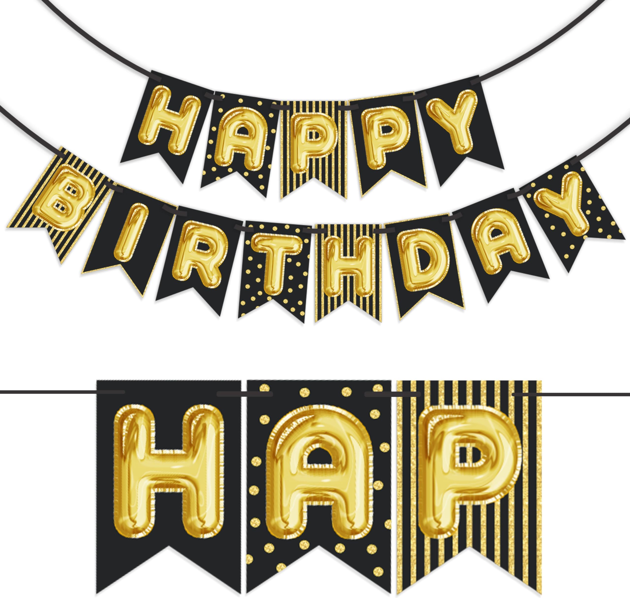 Buy AMFIN® (6 inch) Happy Birthday Banner Bunting Flag/Banner For ...