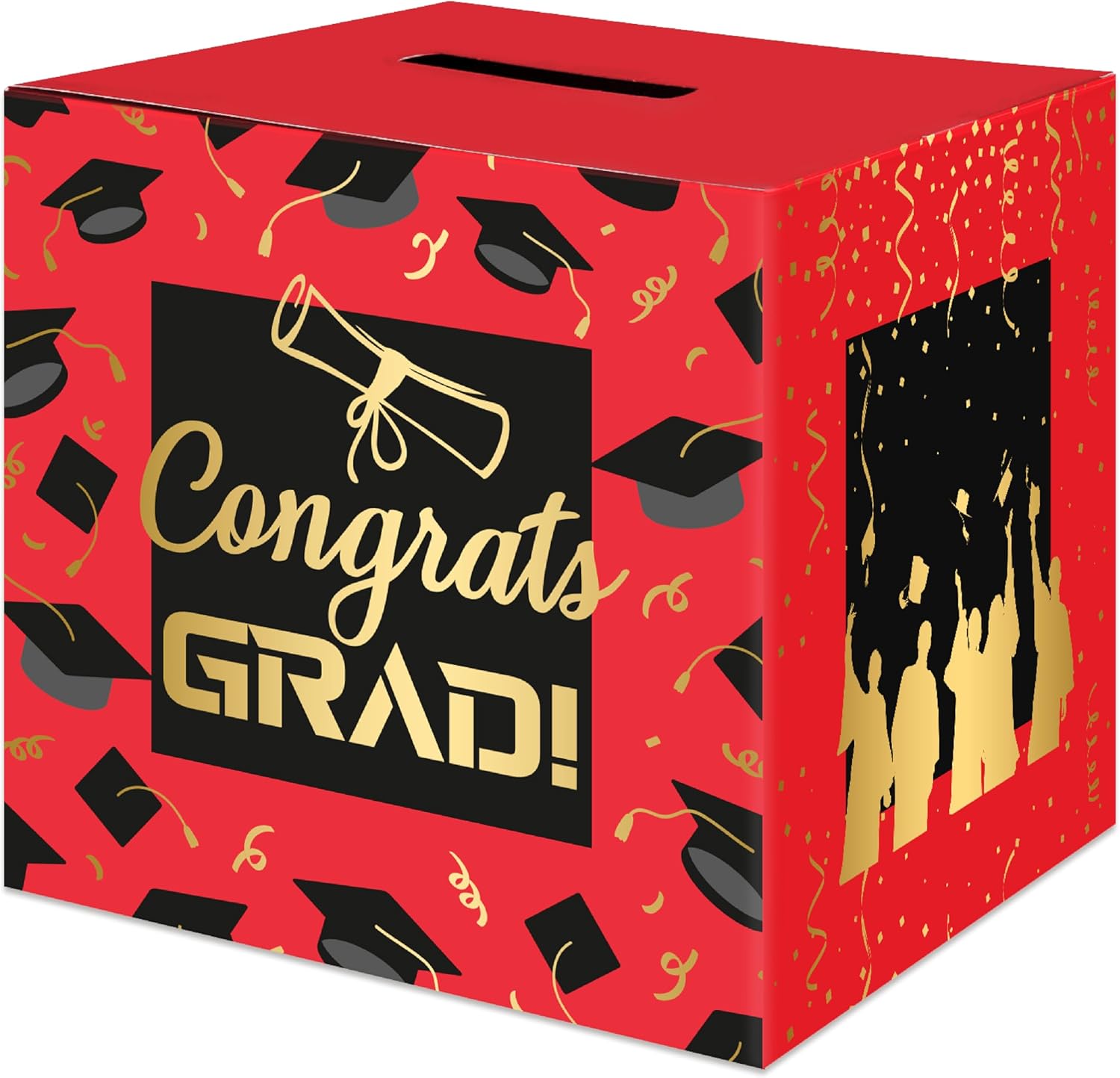 Amazon.com: easykart labels Graduation Card Box Holder, Congrats Grad ...
